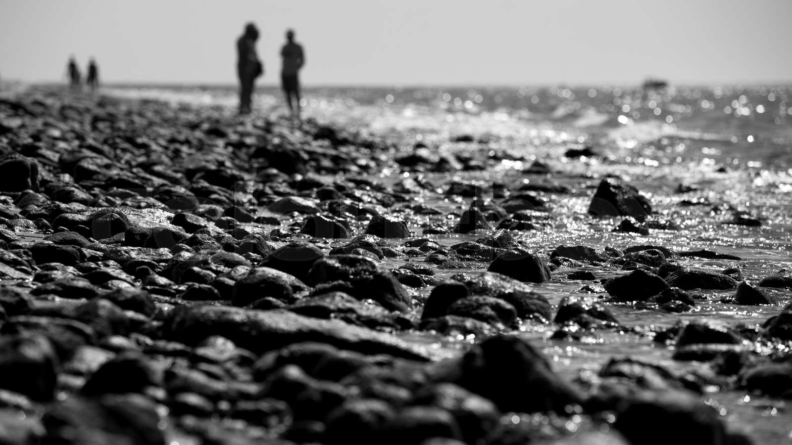 Rullesten på stranden. | Stock foto | Colourbox