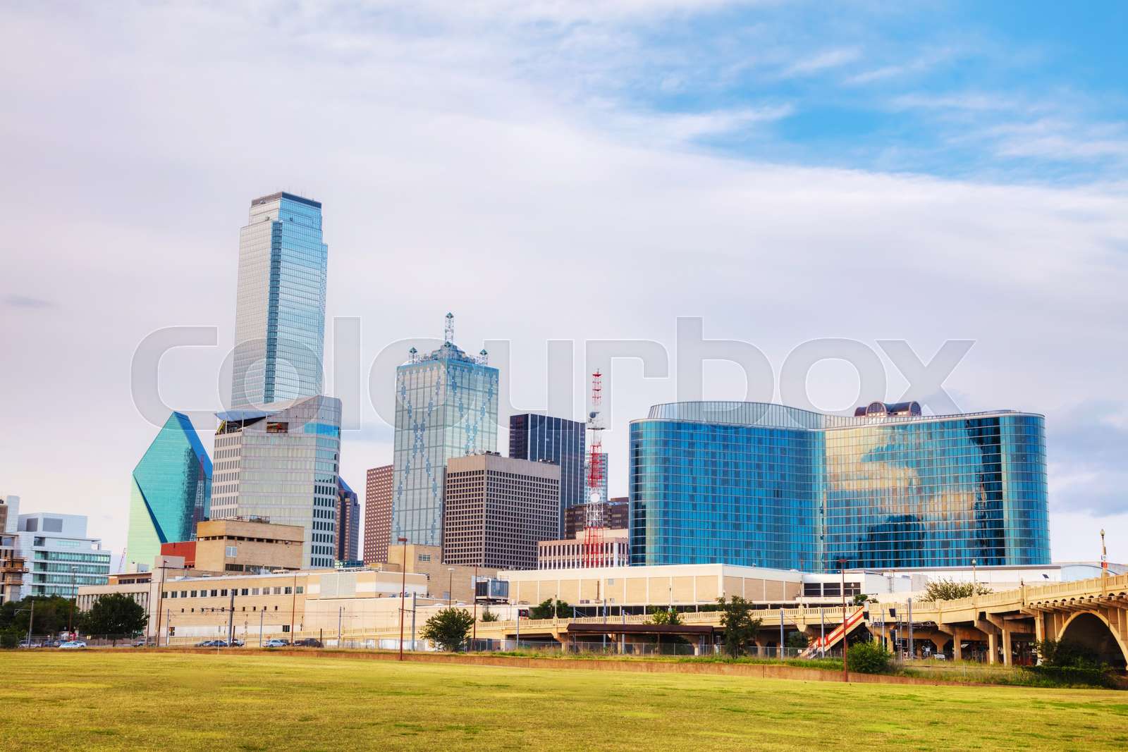 Overview of downtown Dallas | Stock image | Colourbox