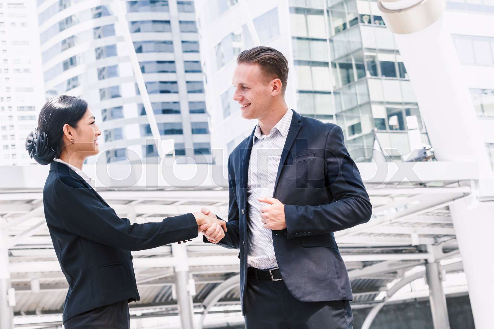 Handshake of business partners | Stock image | Colourbox