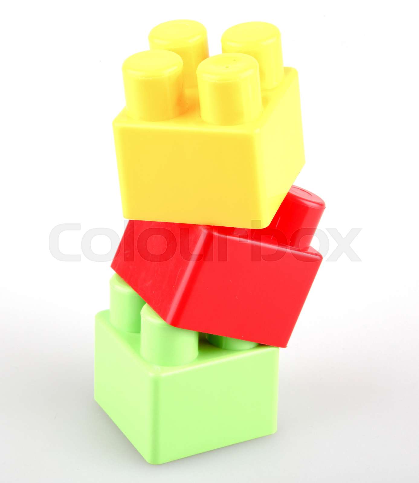 Building Blocks On A White Background | Stock image | Colourbox
