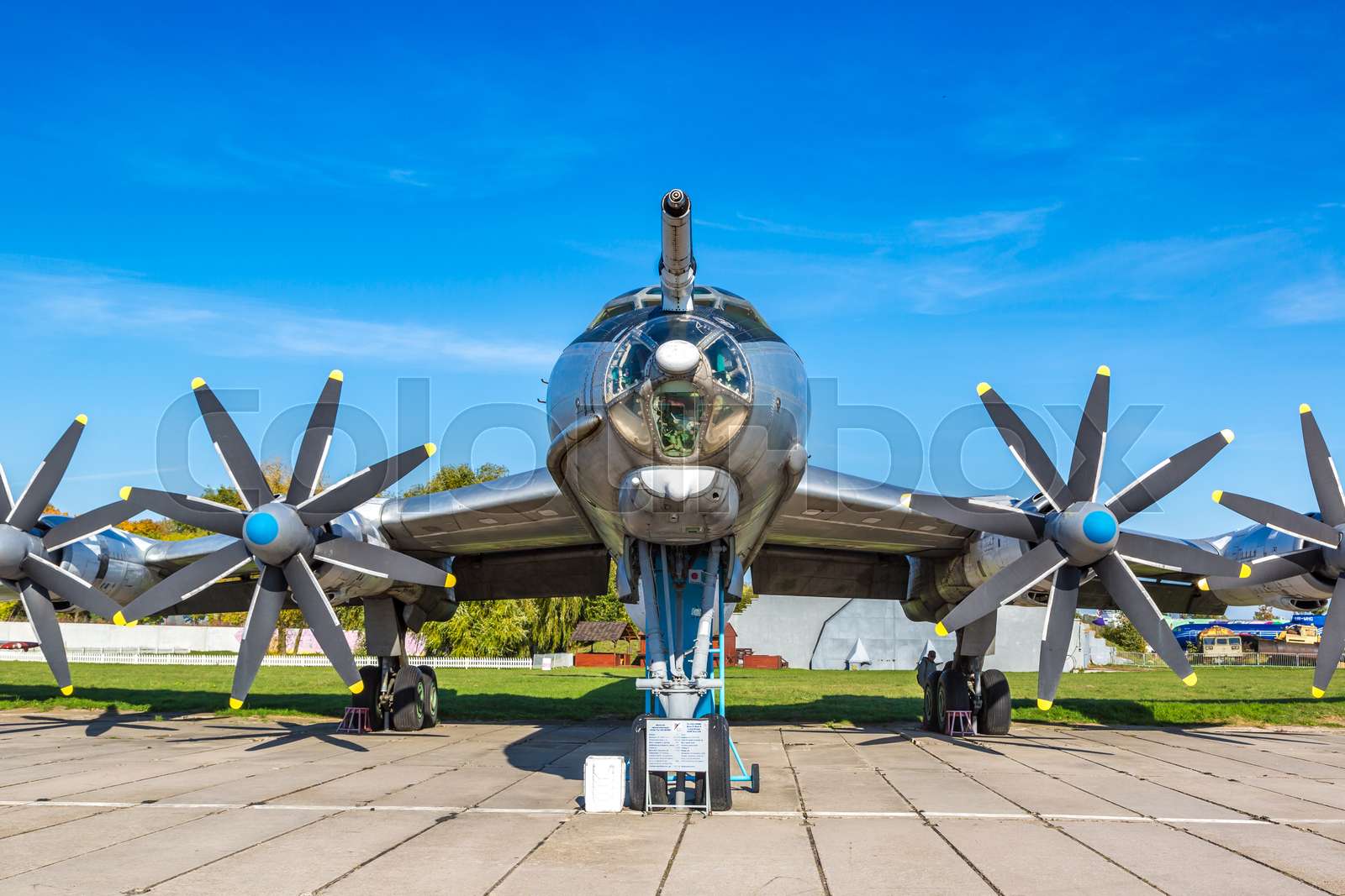TU 95 - Bomber in Kiev Aviation Museum | Stock image | Colourbox