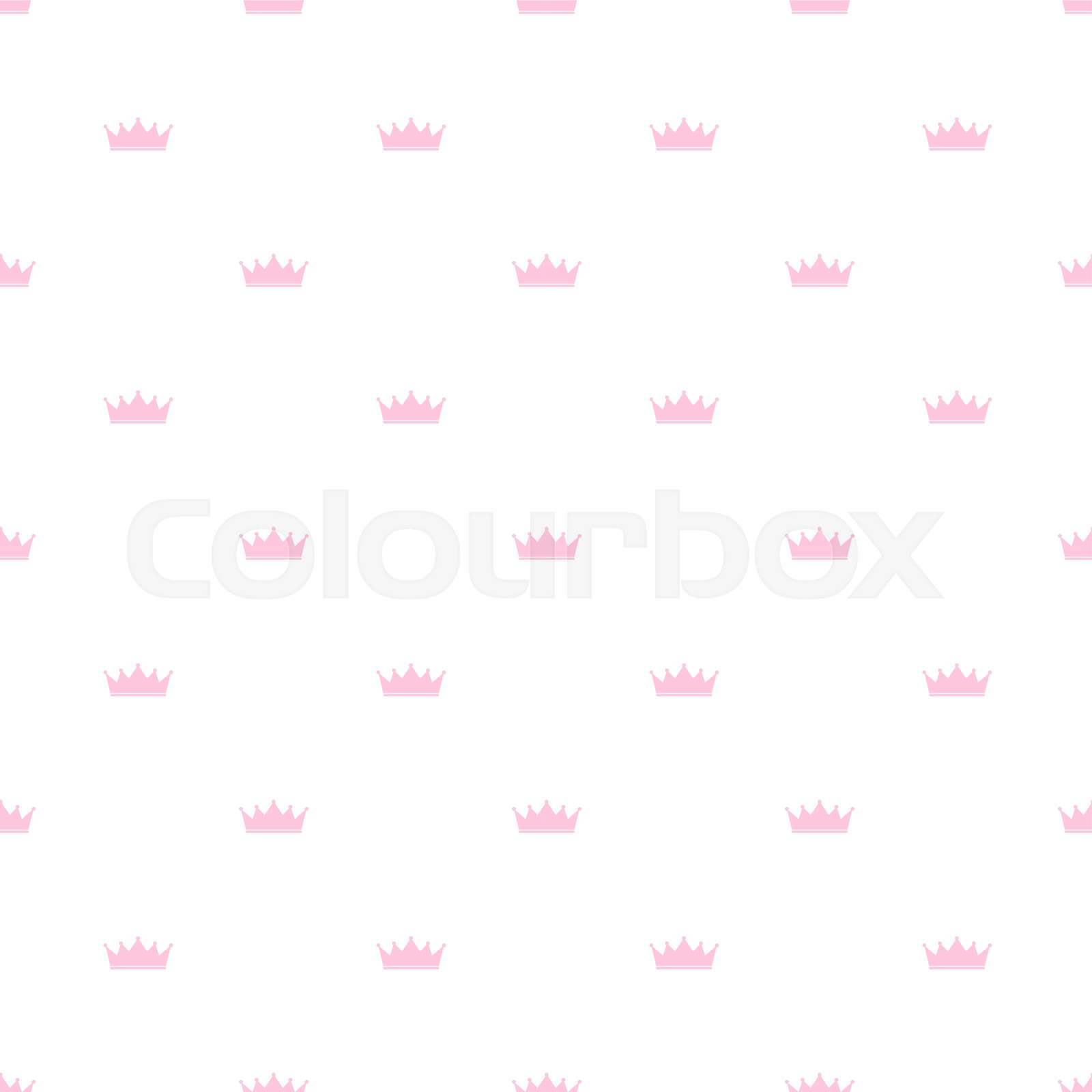 Princess Crown Seamless Pattern Background Vector Illustration | Stock ...