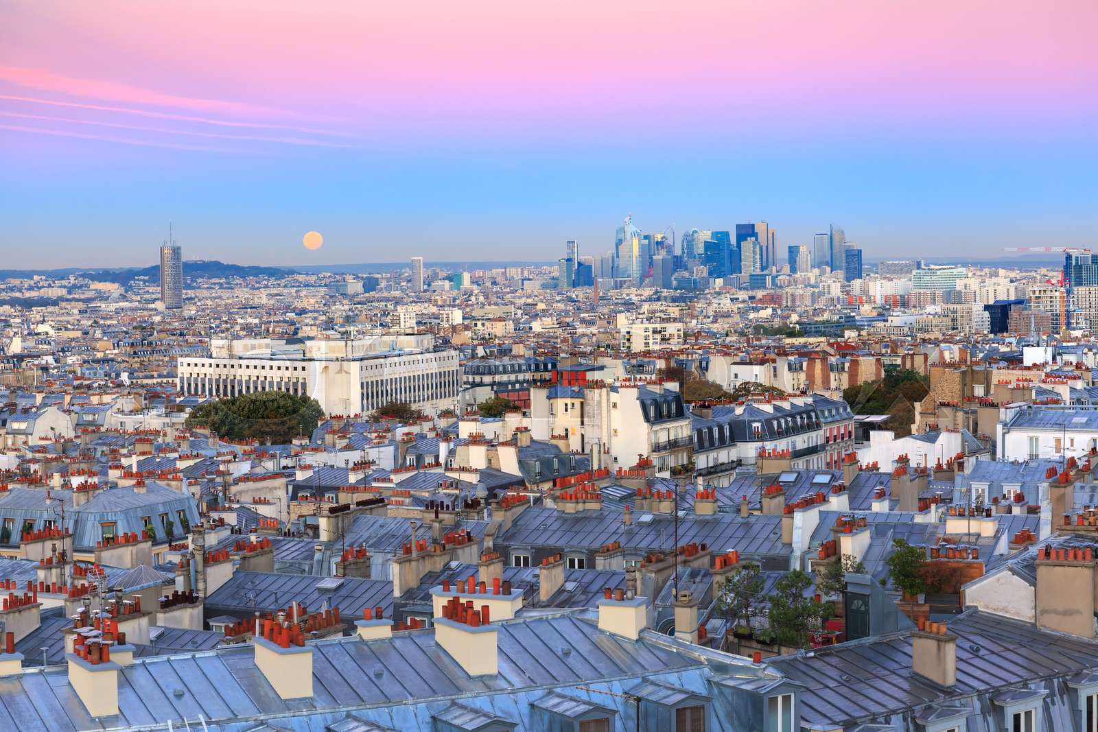 Sunrise in Paris, France | Stock image | Colourbox