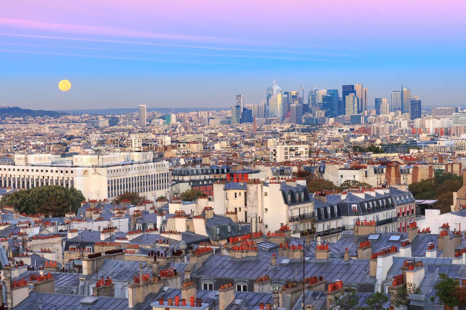 Sunrise in Paris, France | Stock image | Colourbox