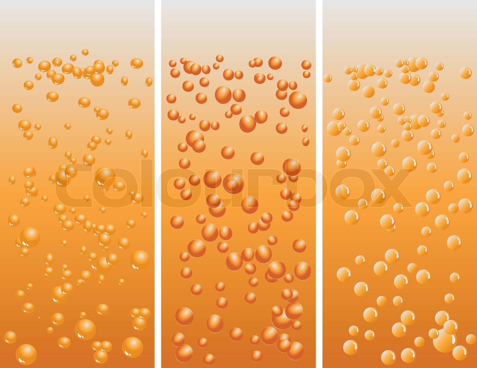 Beer bubbles | Stock vector | Colourbox