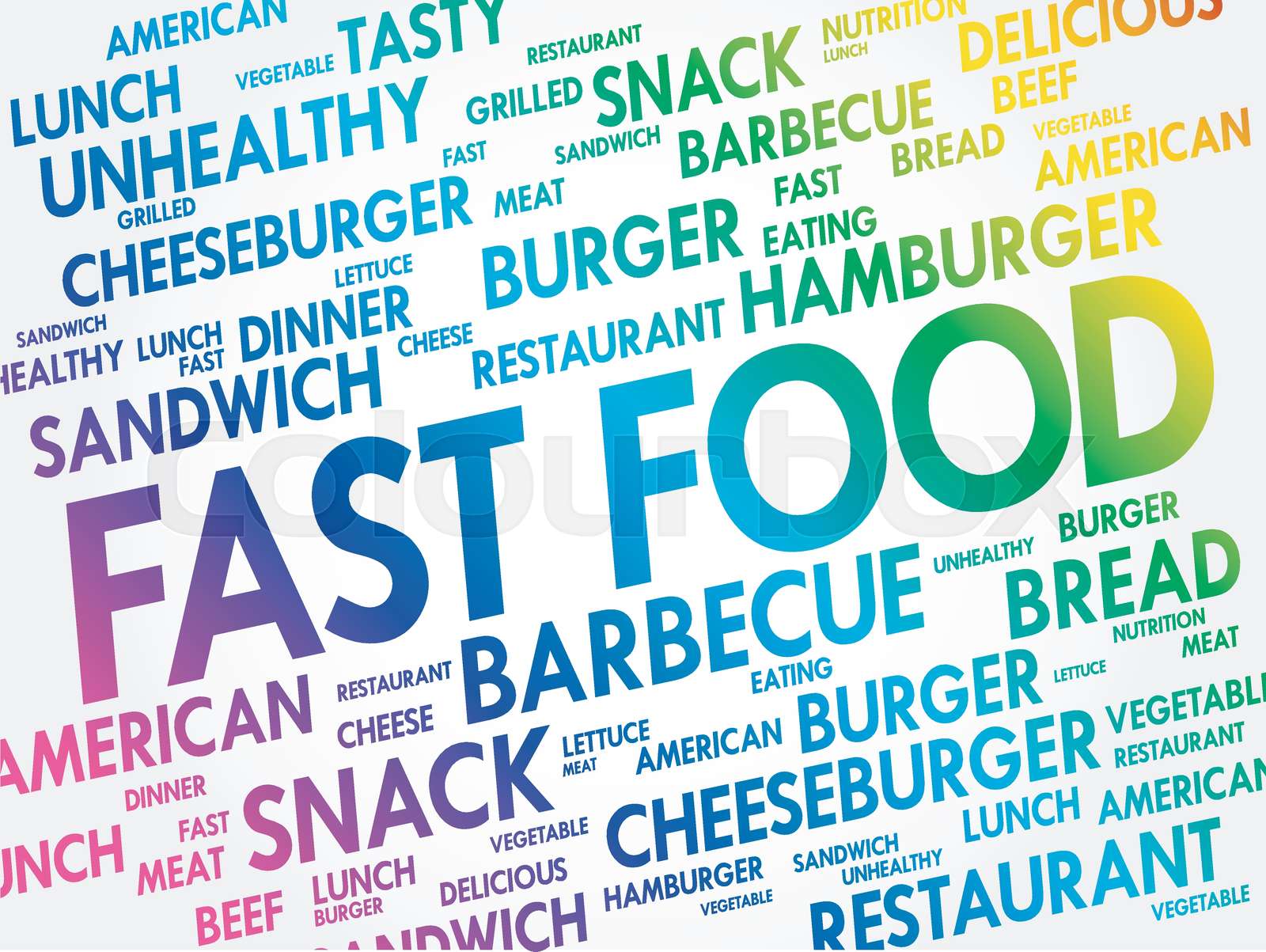 Fast Food Logo Collage