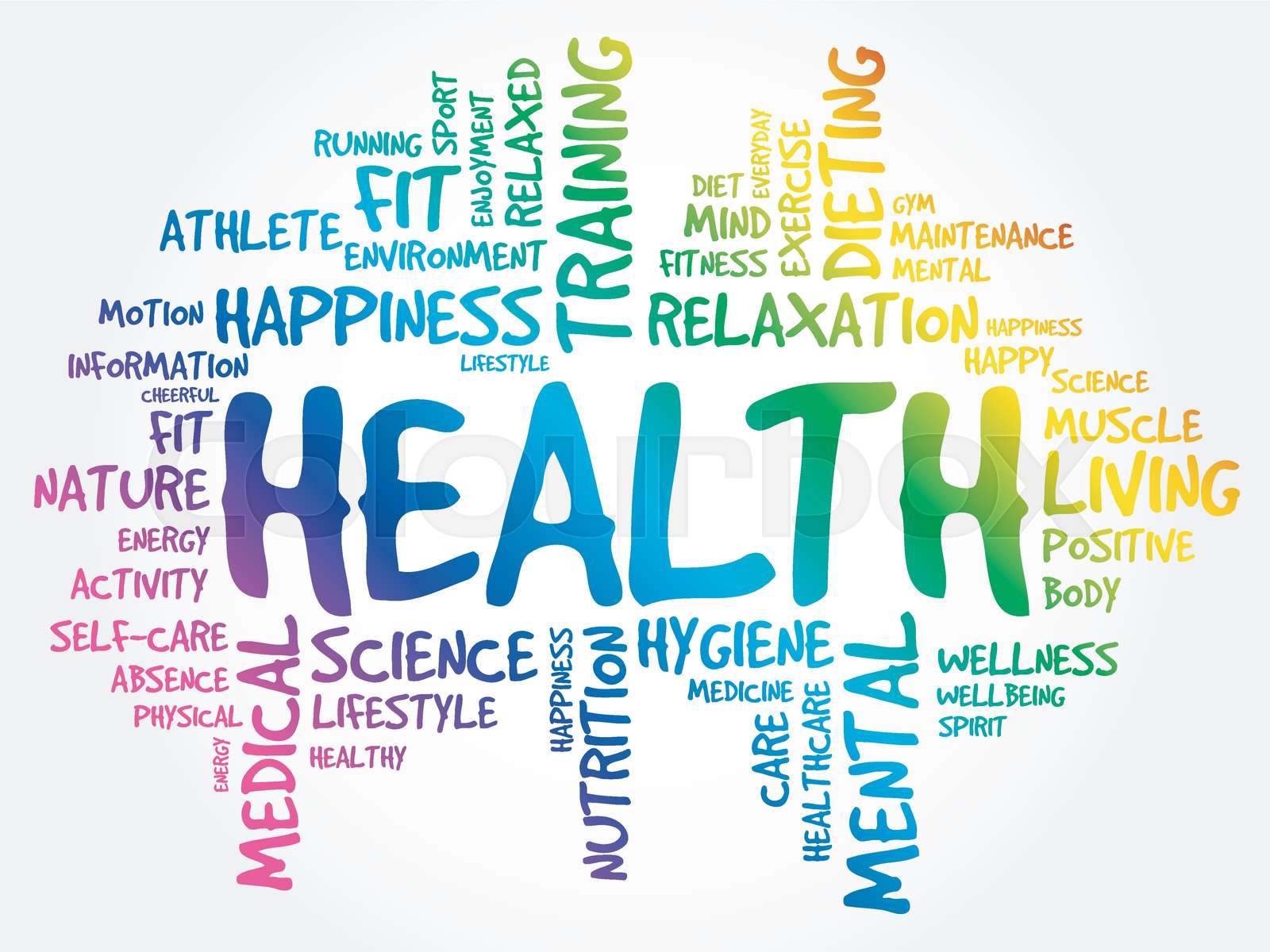 HEALTH word cloud collage | Stock vector | Colourbox