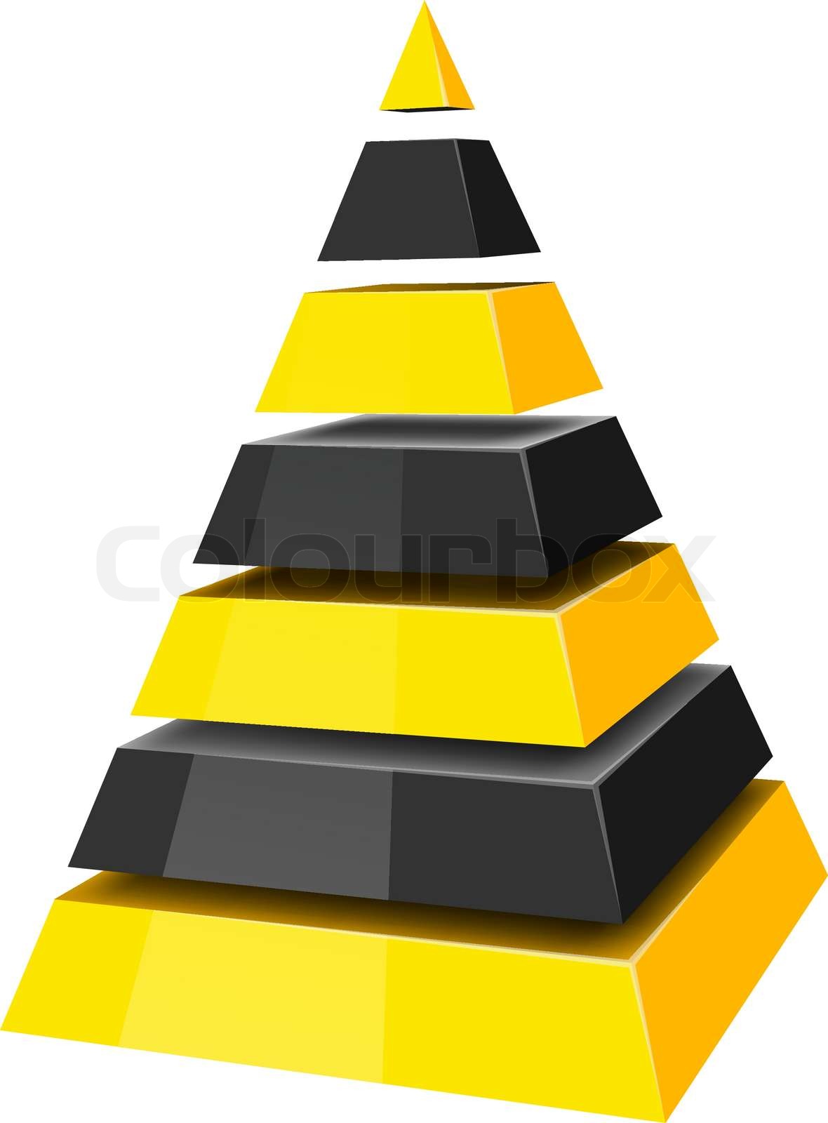 Pyramid | Stock vector | Colourbox