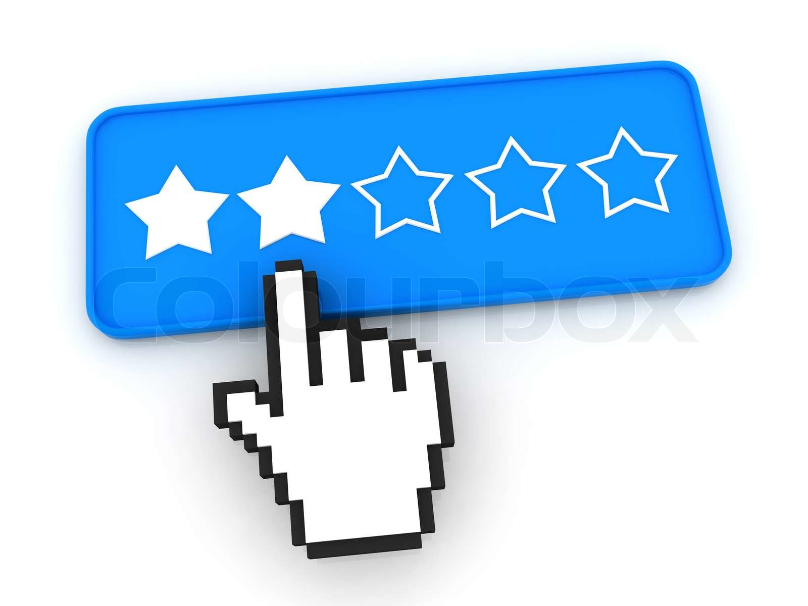 Sterne -Taste | Stock Bild | Colourbox