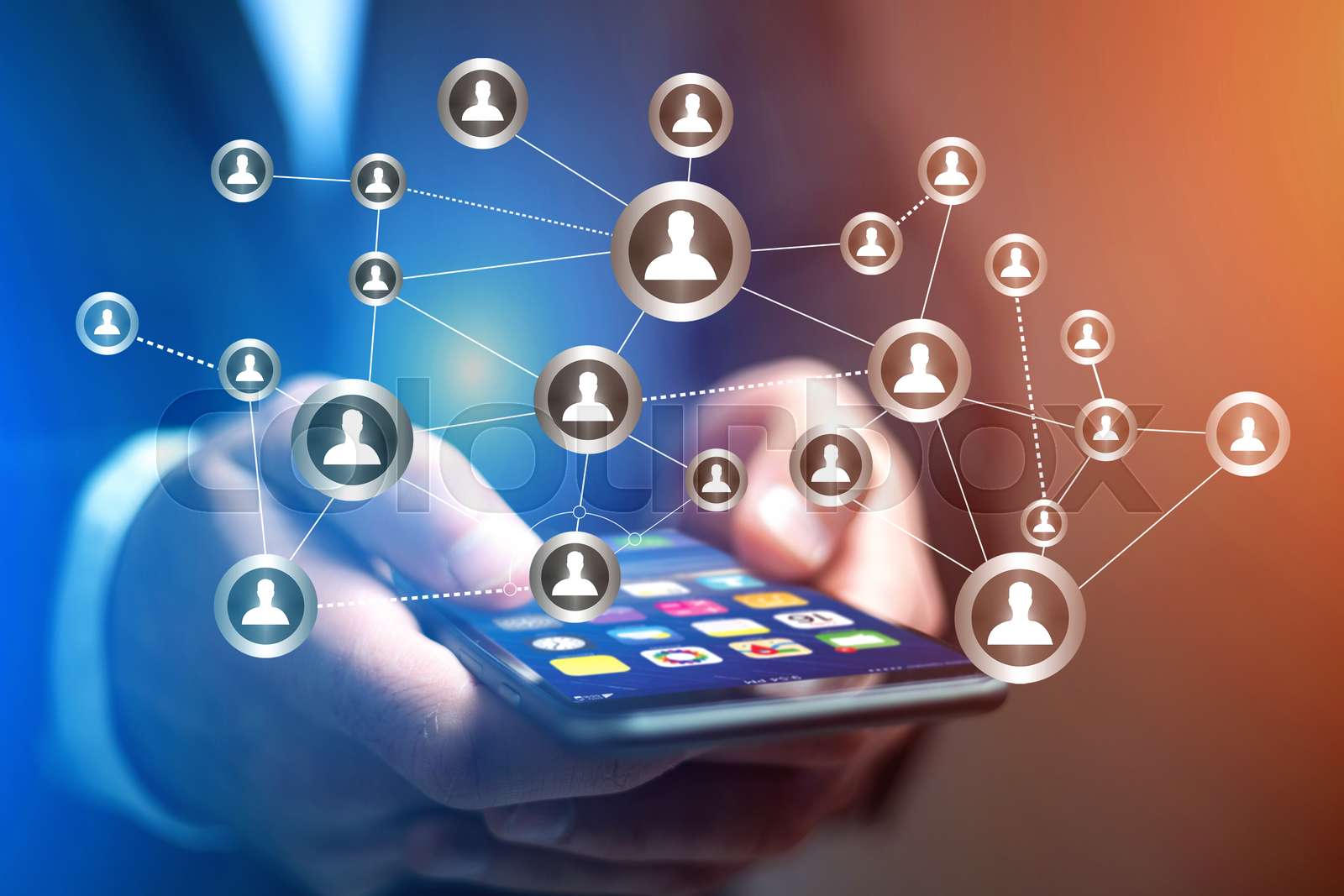 Concept of business international network interface - Technology ...