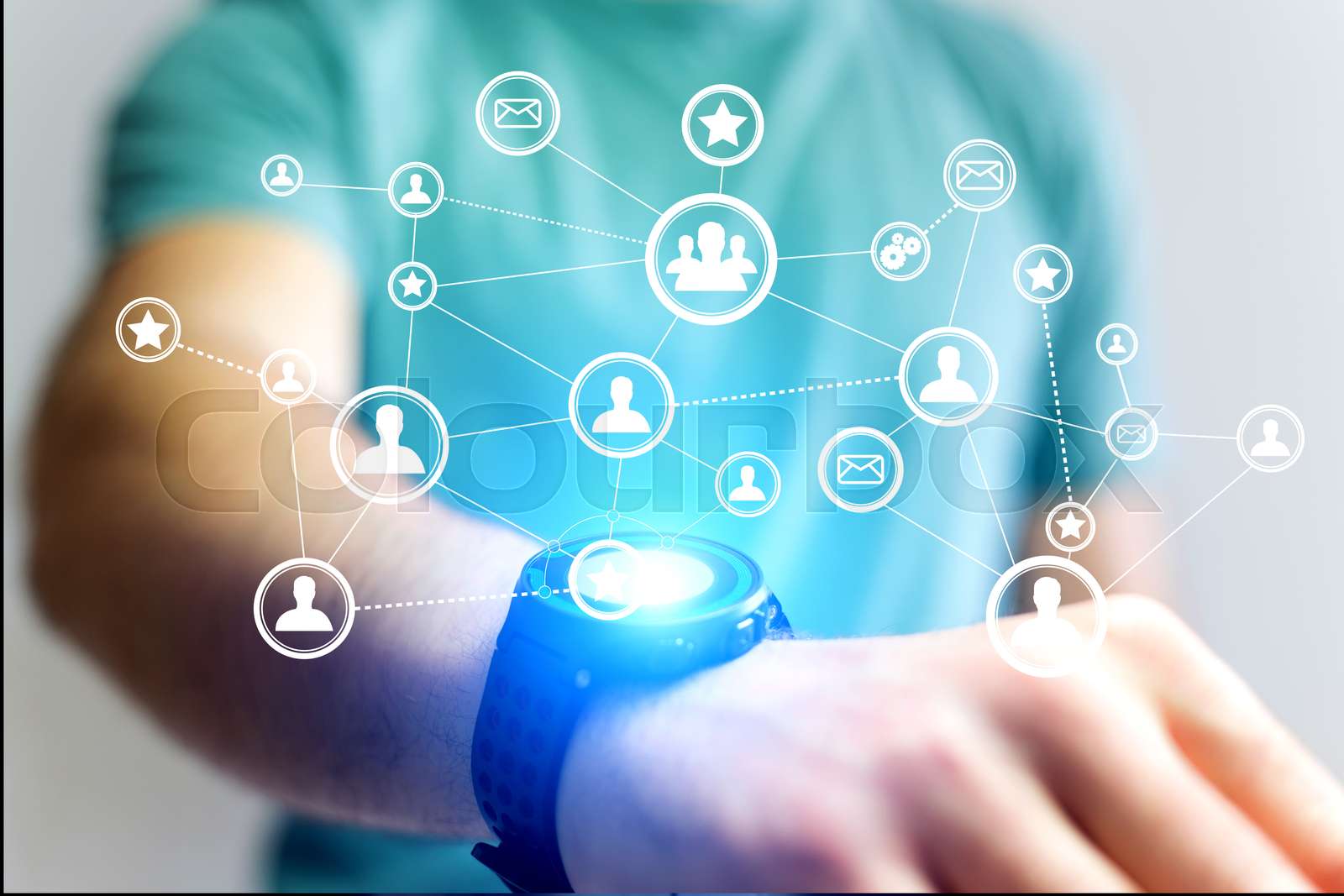 Concept of business international network interface - Technology ...