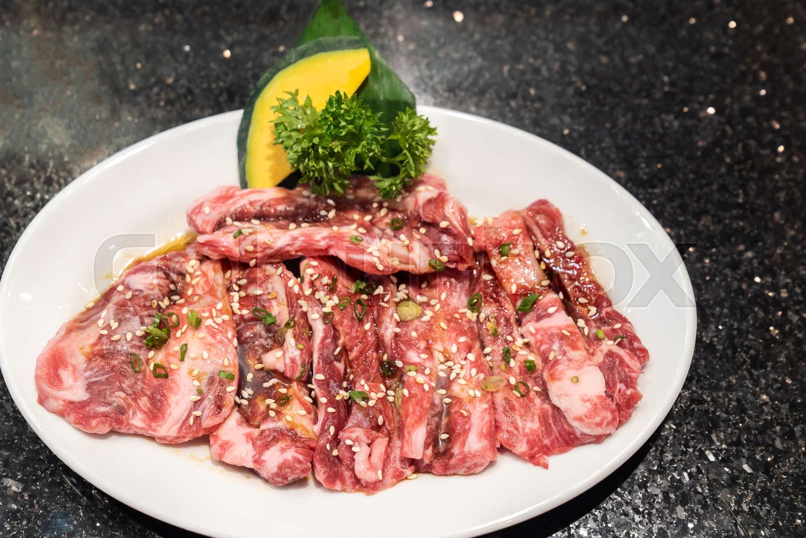 wagyu beef rib yakiniku | Stock image | Colourbox