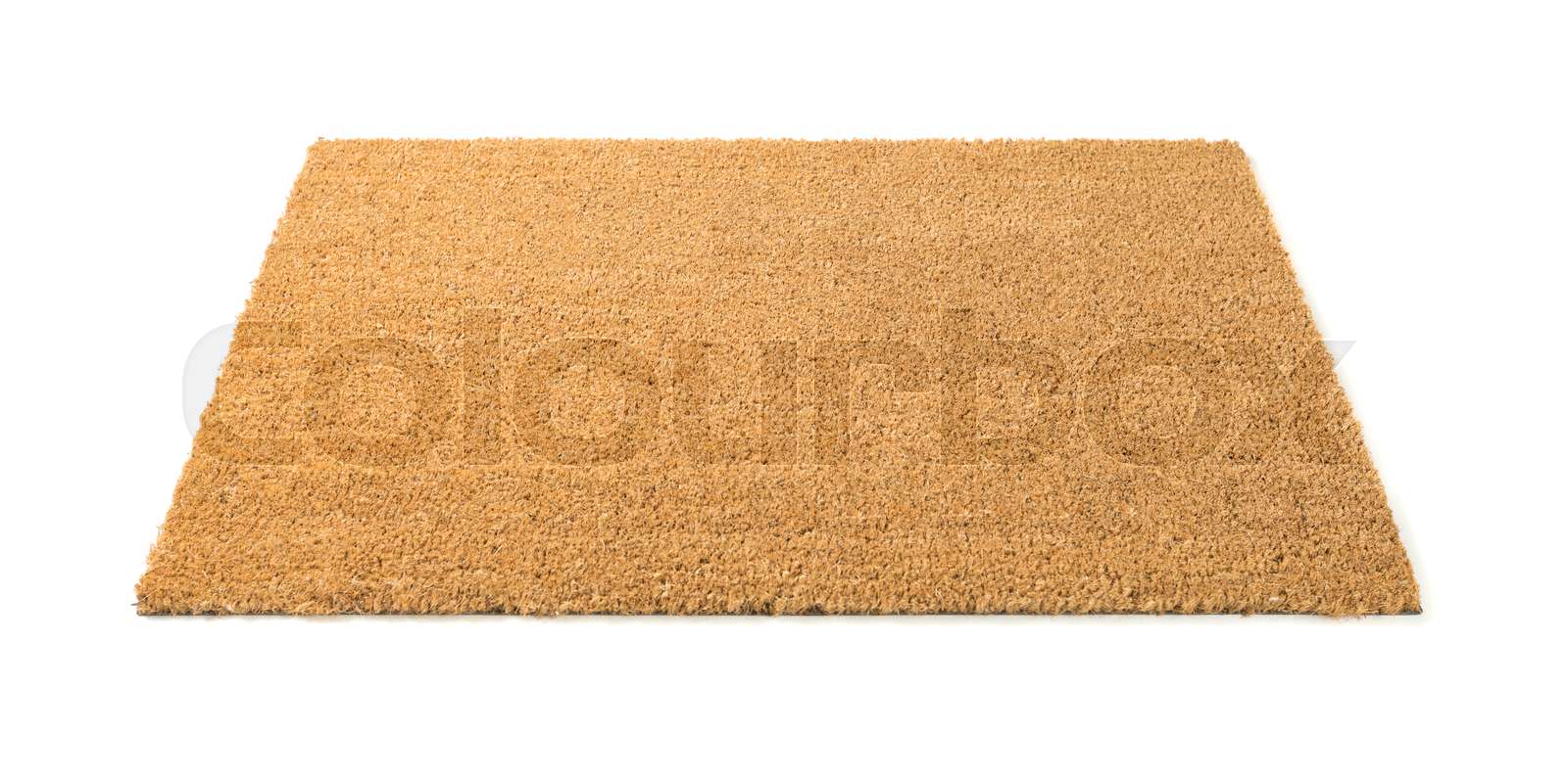 Blank Welcome Mat Isolated on White Background | Stock image | Colourbox