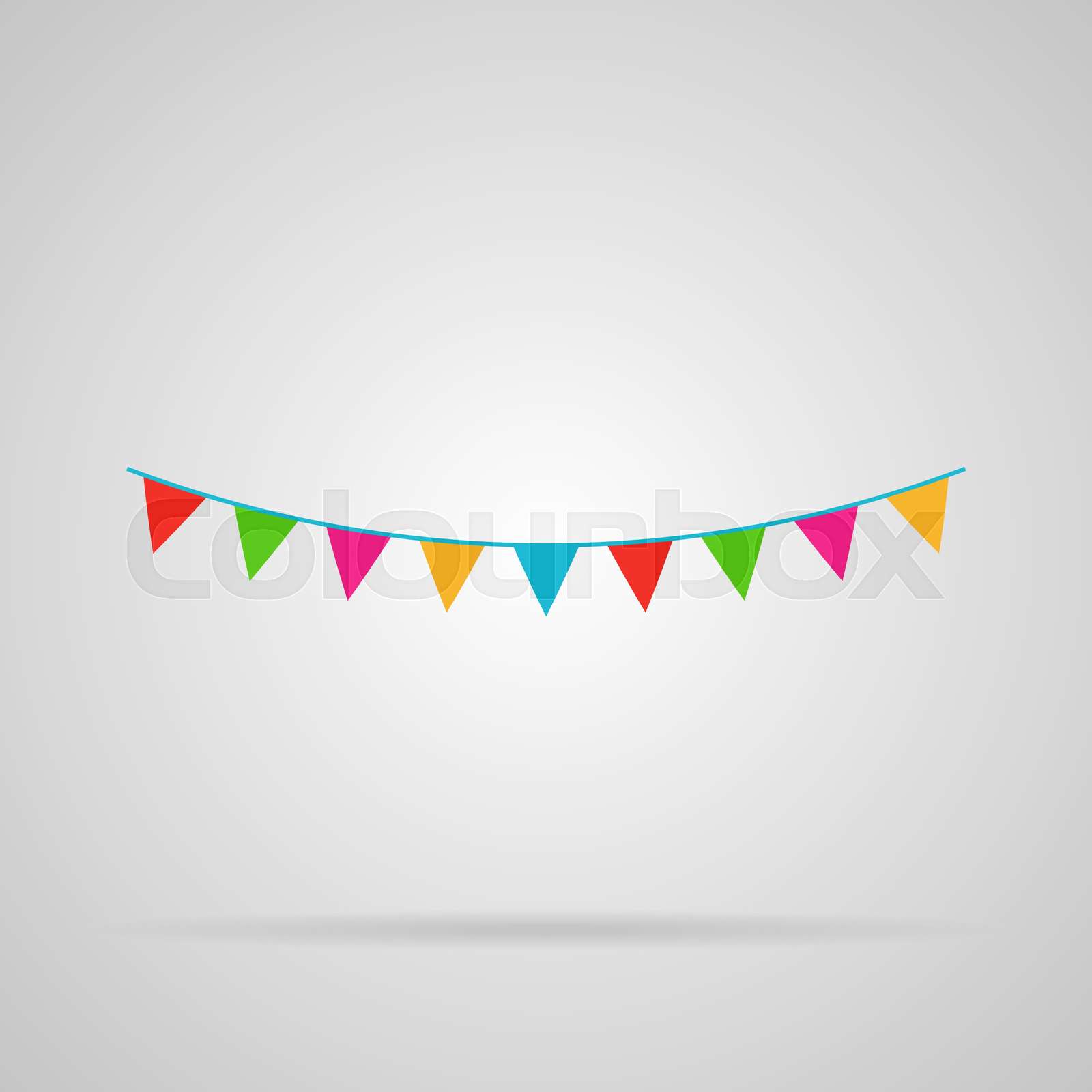 Celebrate flags set | Stock vector | Colourbox