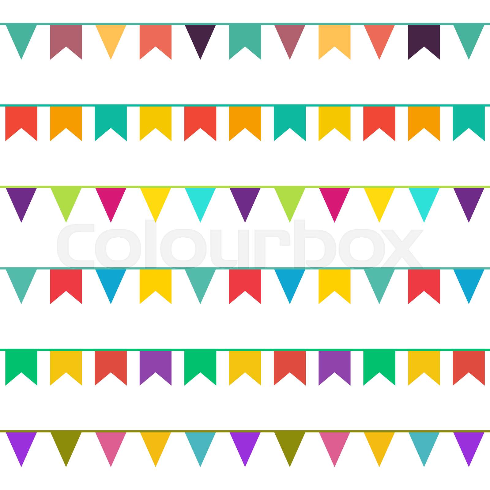 Celebrate flags set | Stock vector | Colourbox