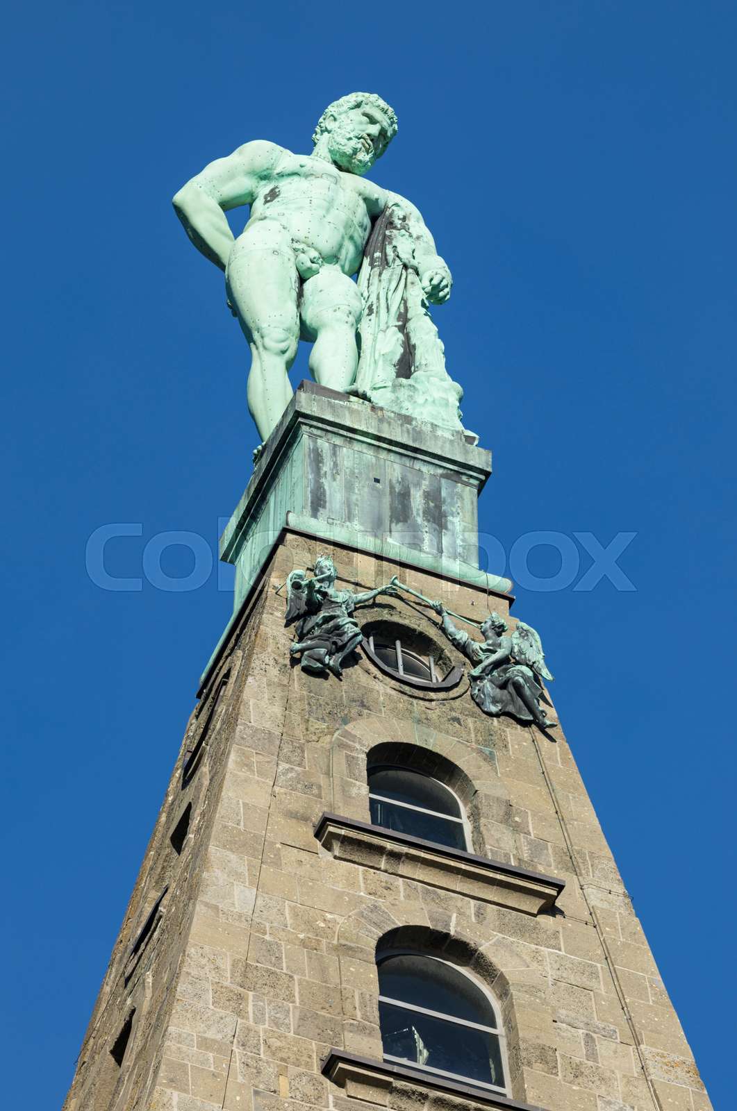 Hercules monument at Kassel closeup | Stock image | Colourbox