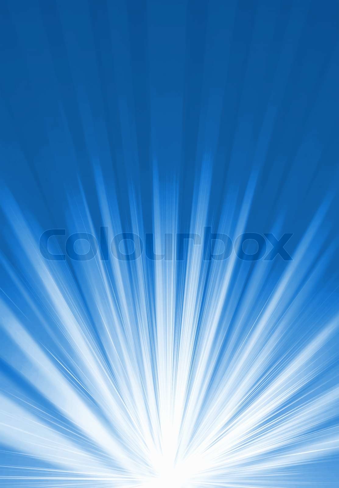 Blue bright light | Stock image | Colourbox