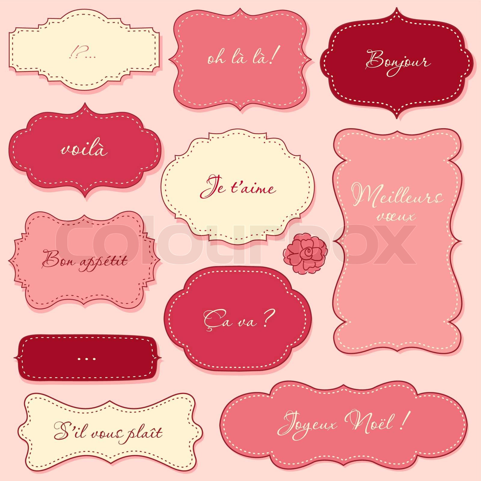Vintage Valentines Border Cute vintage valentines cards with decorative ...