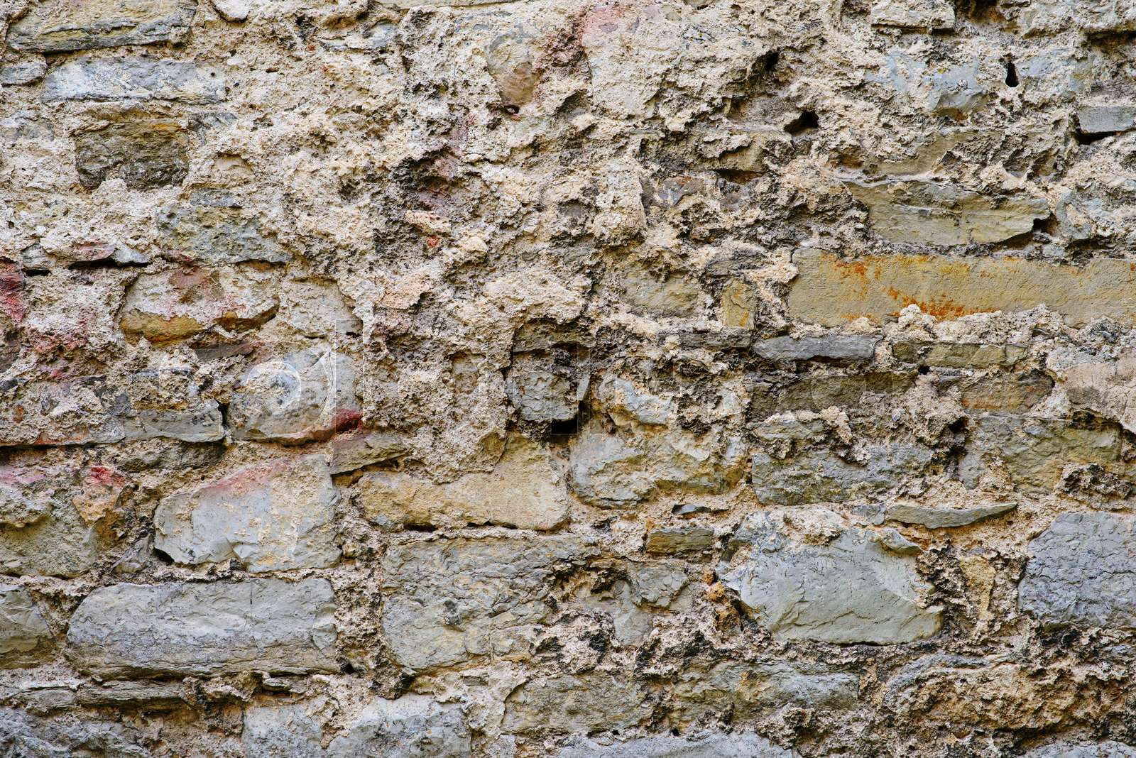 texture of old medieval castle wall made from gray stones | Stock image ...