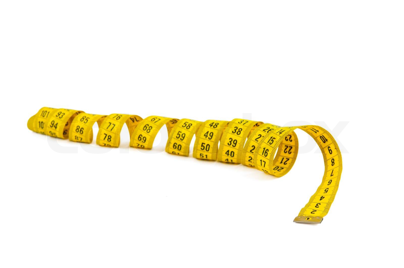 measuring tape isolated | Stock image | Colourbox