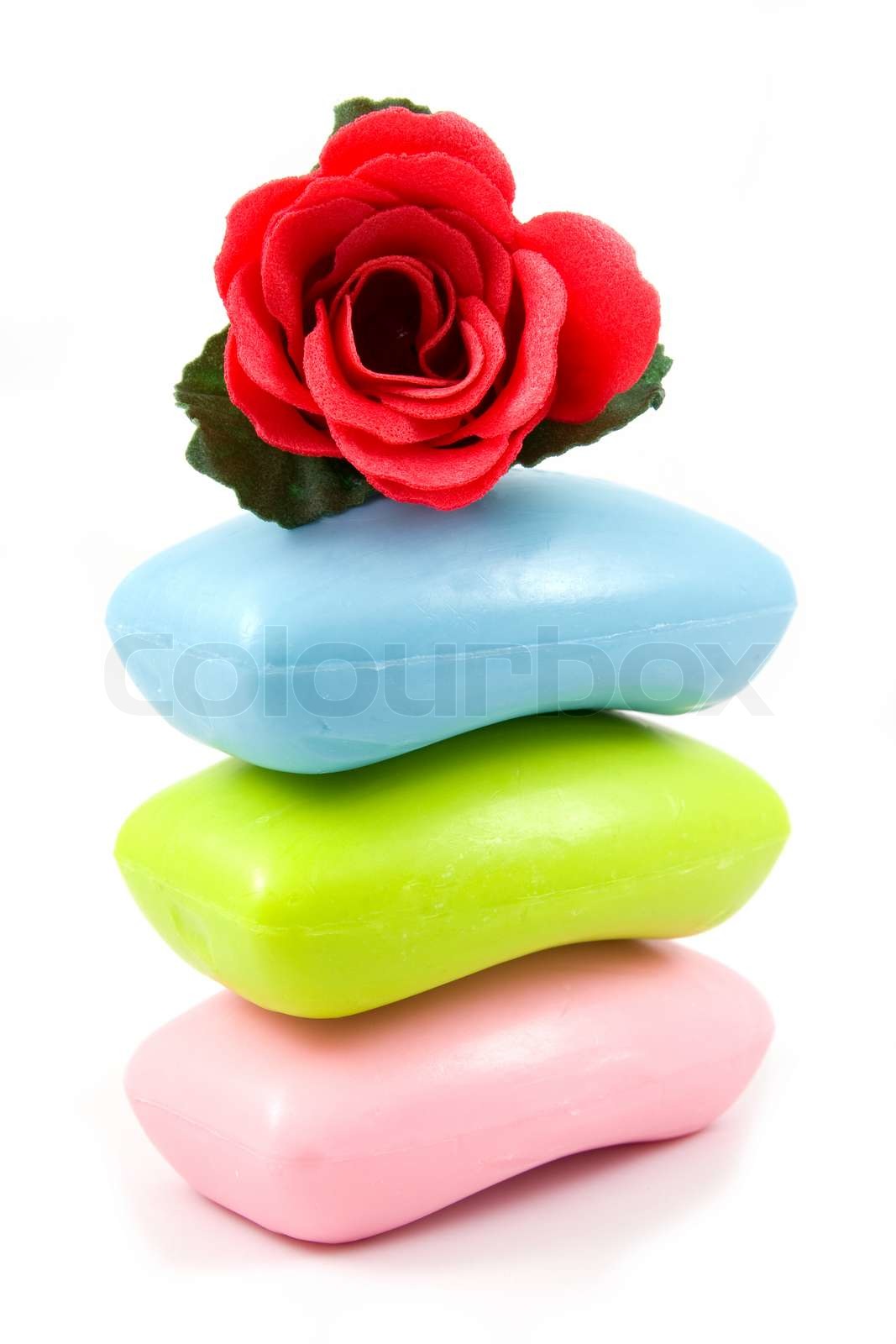 bunte Seife und Aroma stiegen | Stock Bild | Colourbox