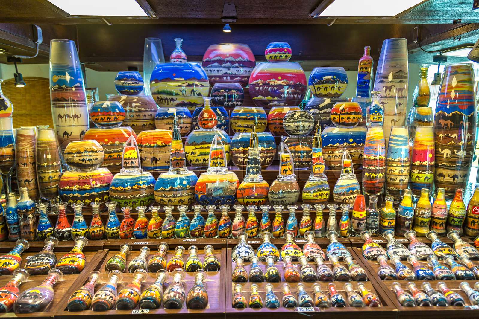 Dubai sand art | Stock image | Colourbox