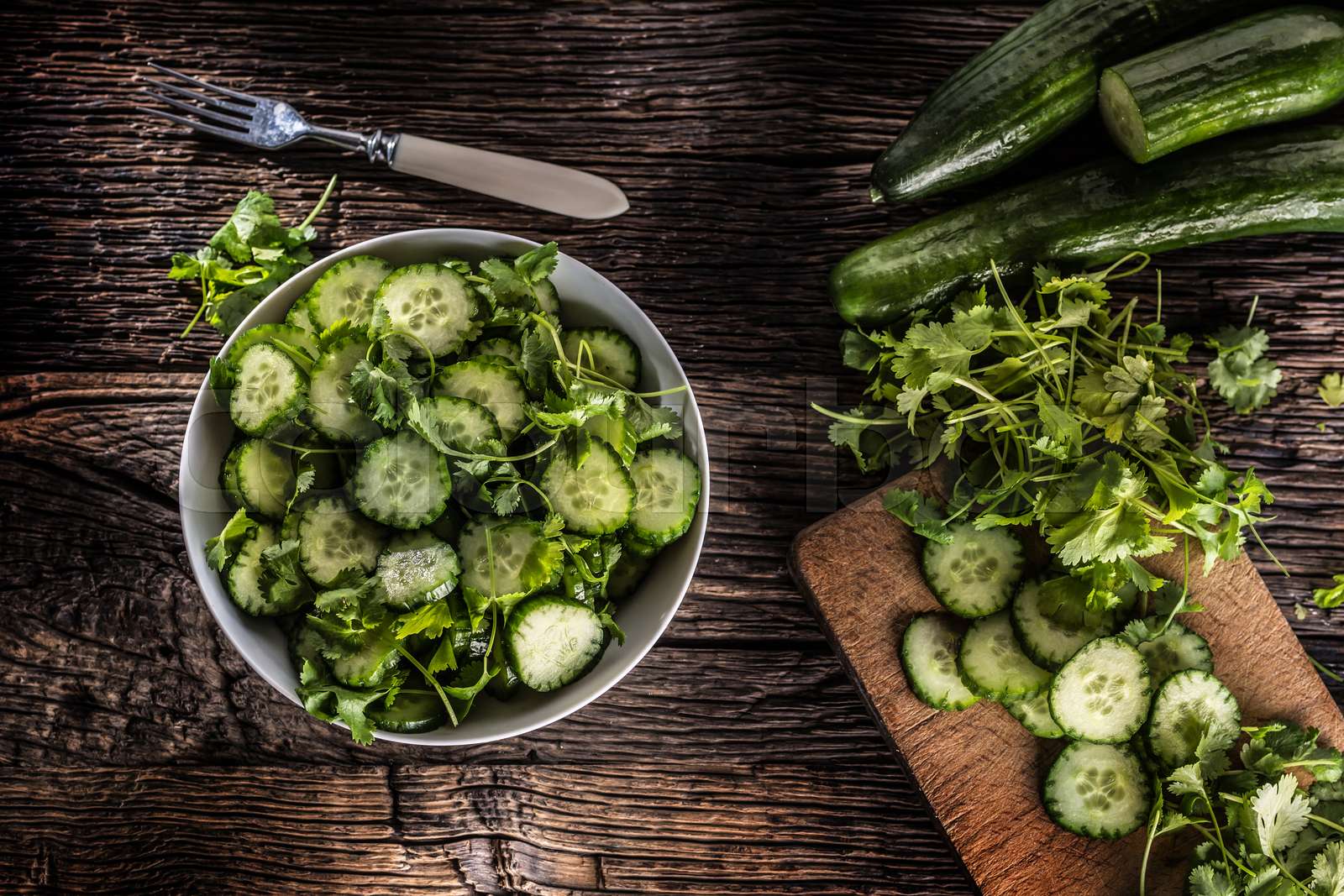 agurk, næringsstof, ernæring | Stock foto | Colourbox