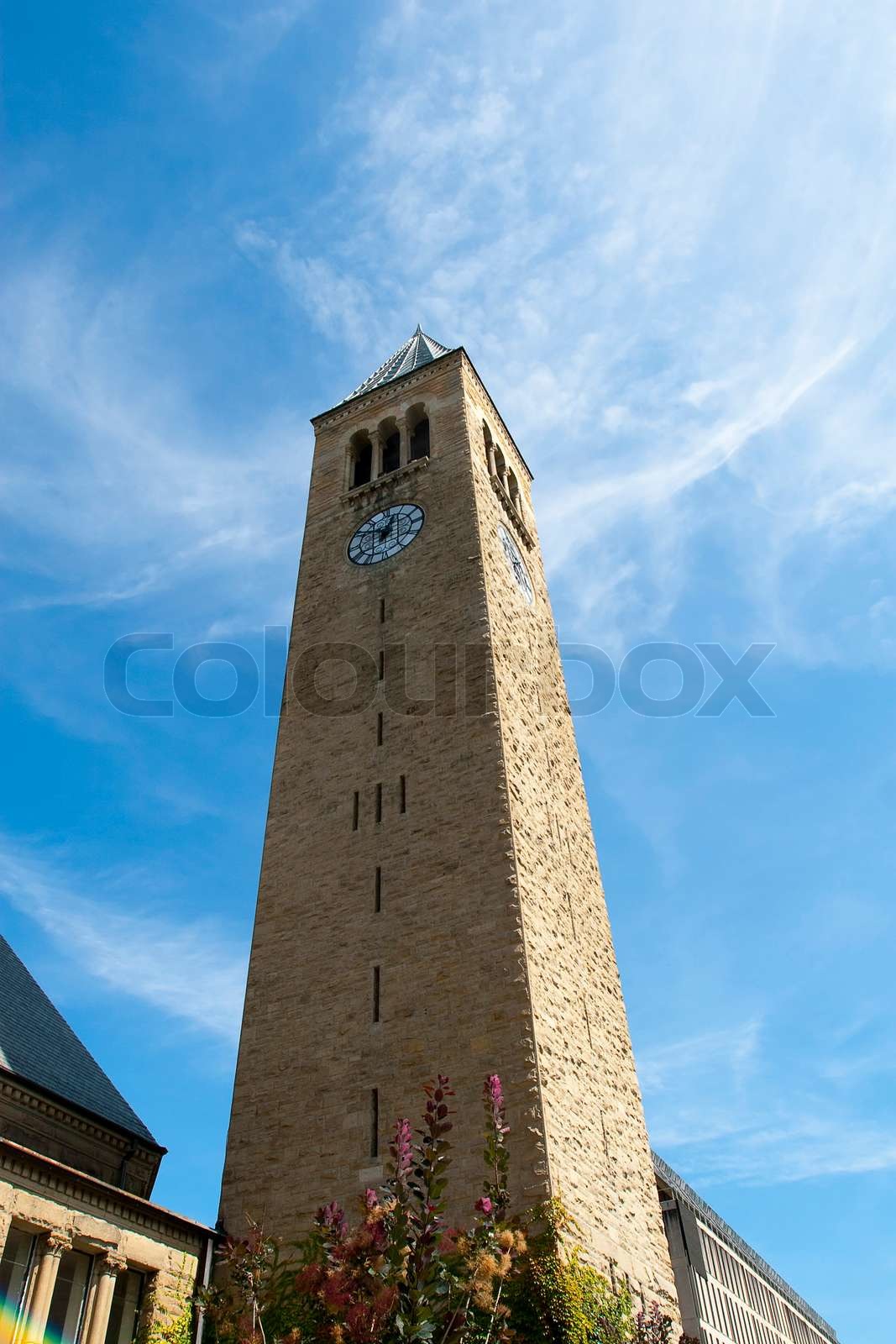 McGraw Tower is a symbol of Cornell University | Stock image | Colourbox
