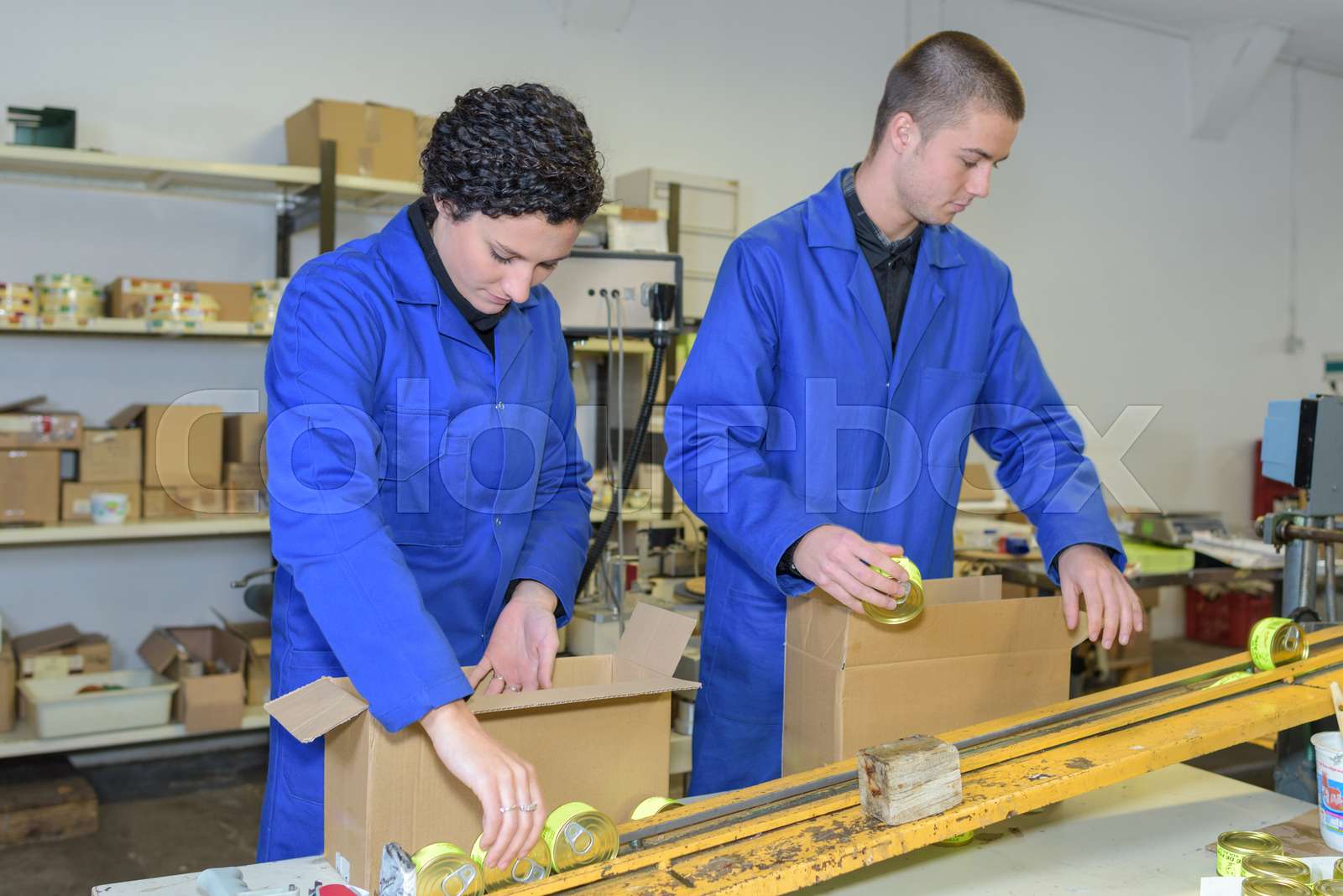 packaging department worker | Stock image | Colourbox