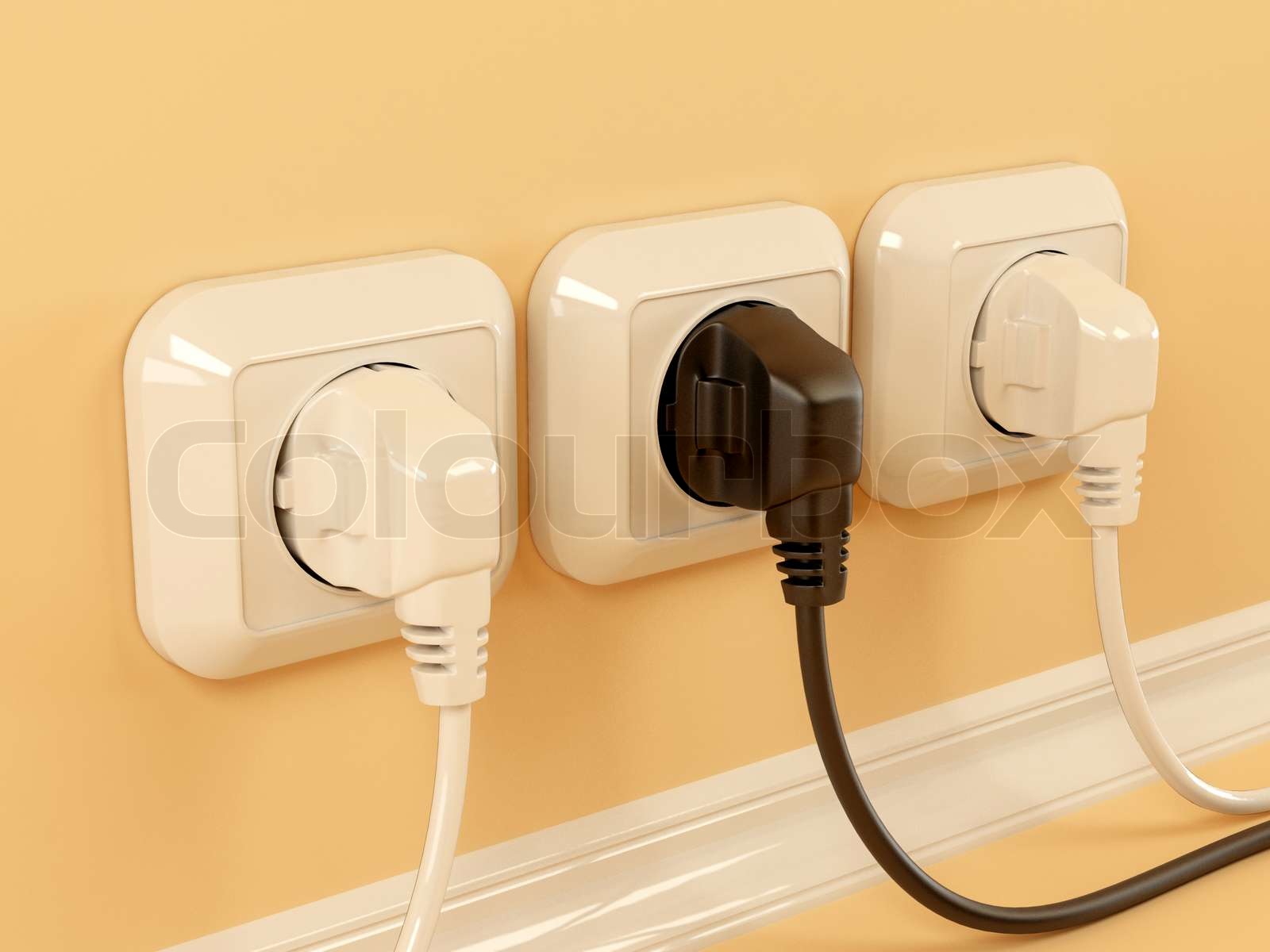 Stecker und Buchsen | Stock Bild | Colourbox