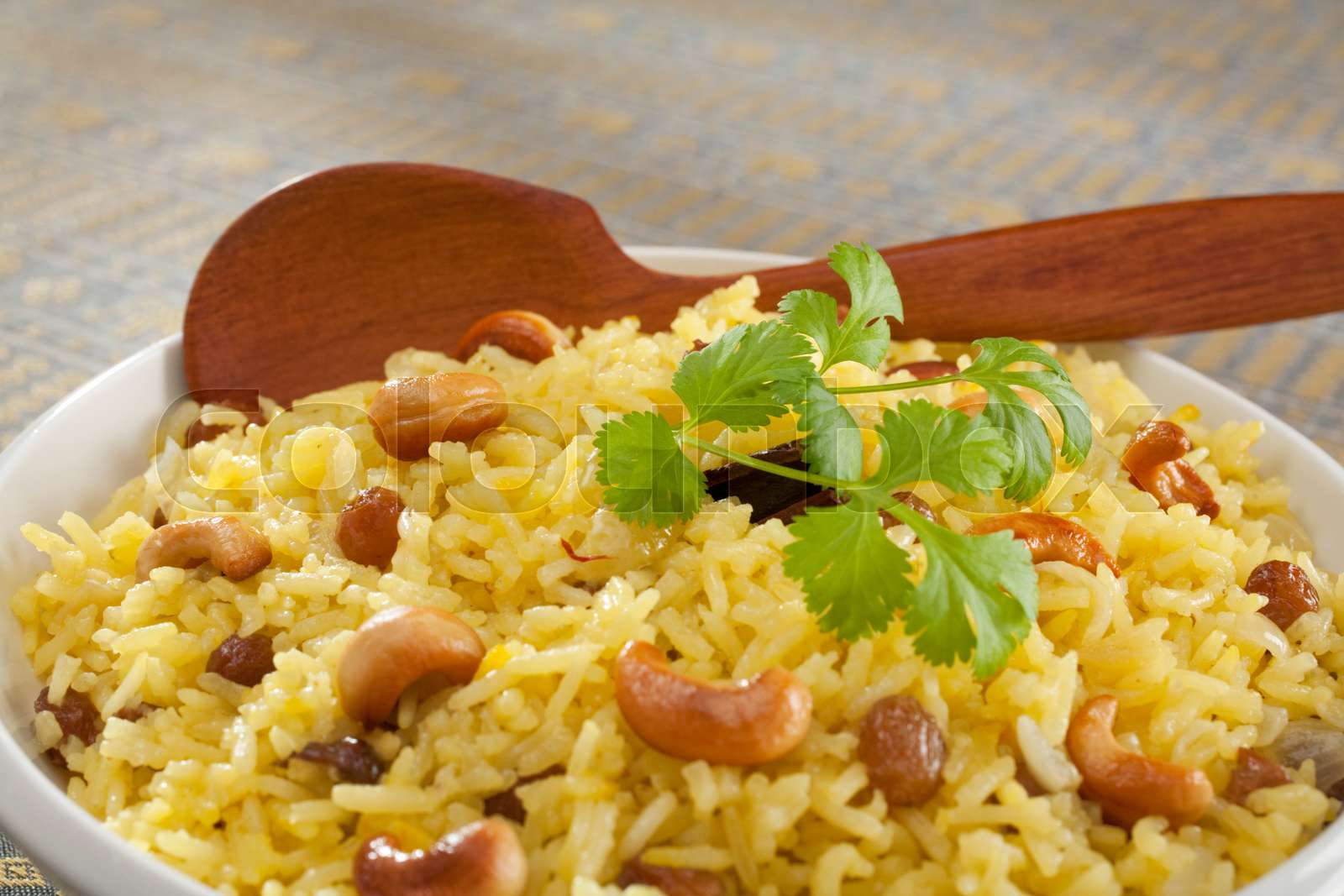 Indian Basmati Rice Pilau Close-up | Stock image | Colourbox