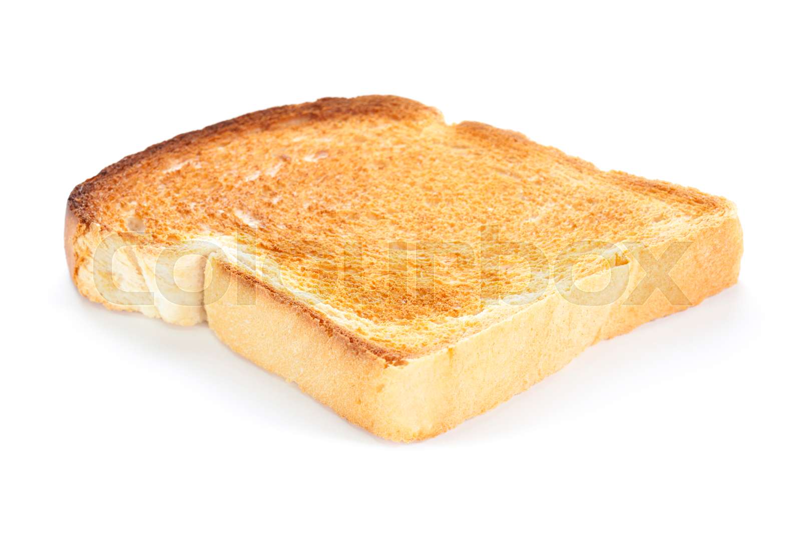 Slice of White Toast | Stock image | Colourbox