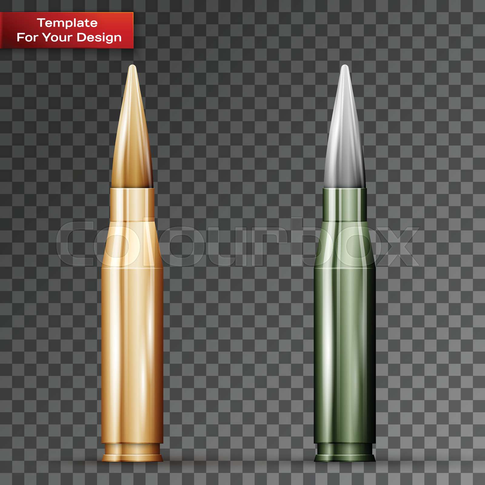 Bullets On transparent Background | Stock vector | Colourbox