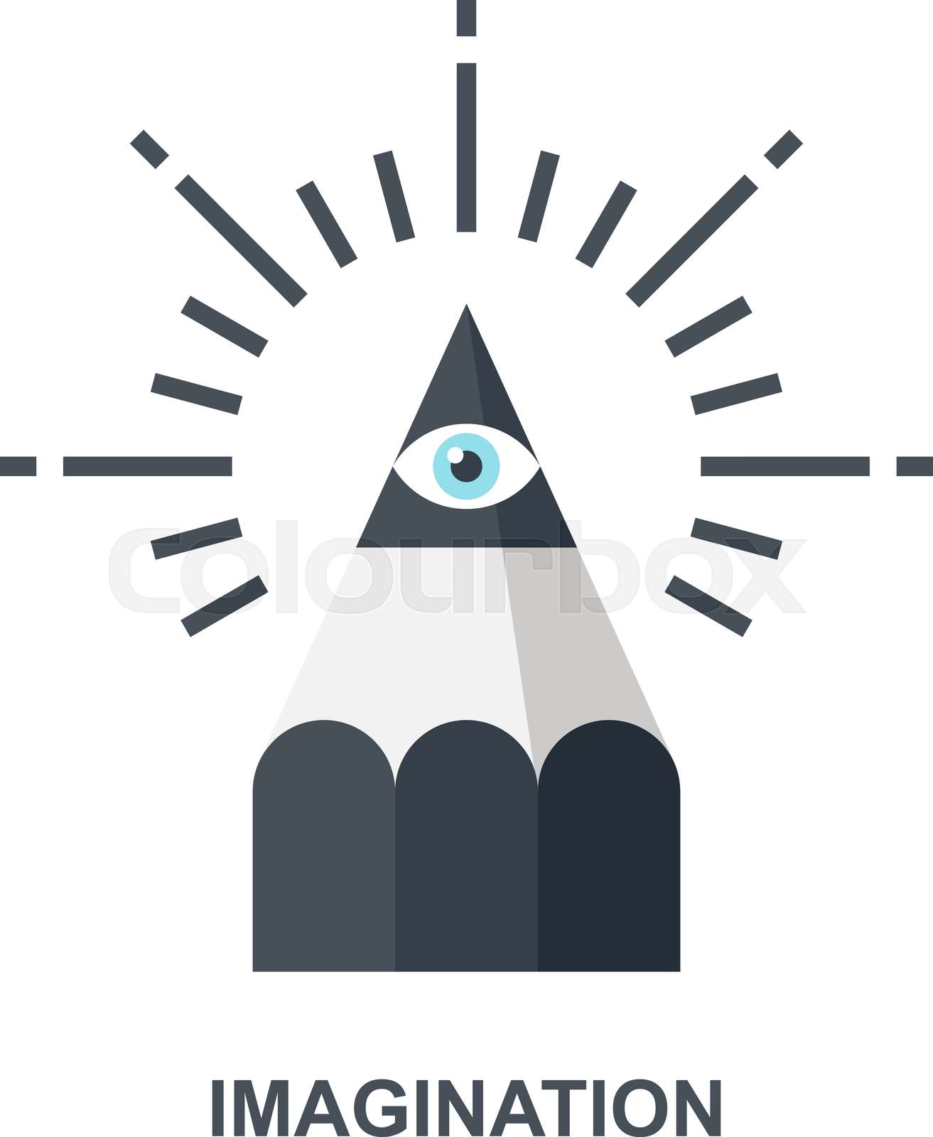 Imagination icon concept | Stock vector | Colourbox