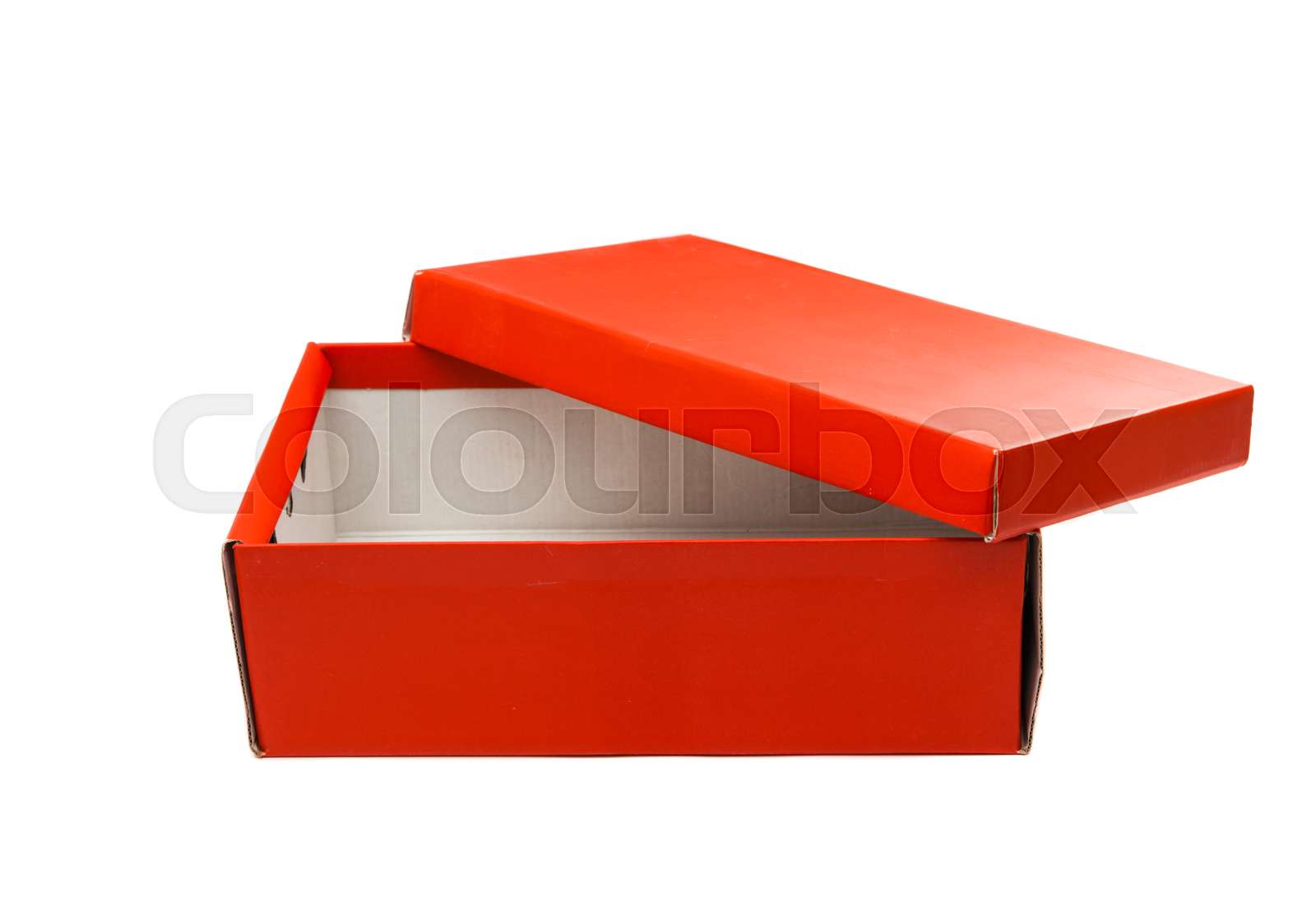 red box isolated | Stock image | Colourbox
