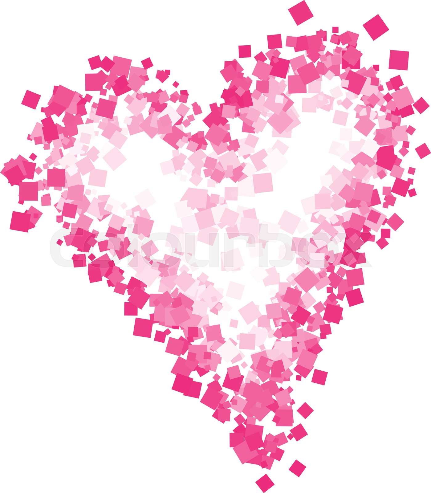 Abstract drawing of heart | Stock vector | Colourbox