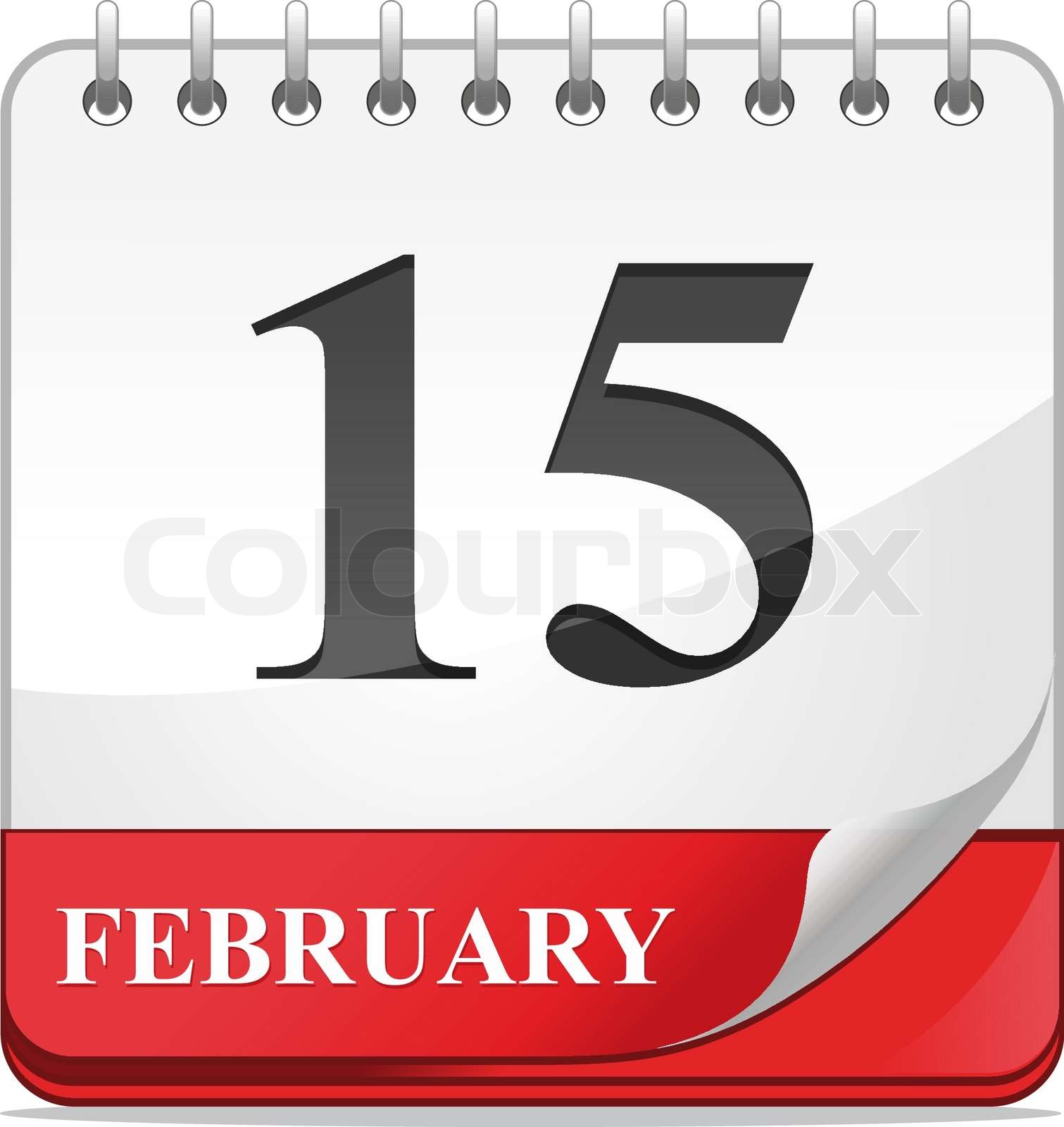 Kalender-Symbol | Stock-Vektor | Colourbox