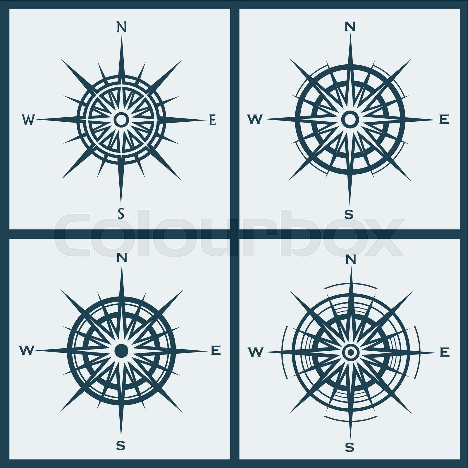 vektor, symbol, nord | Stock-Vektor | Colourbox