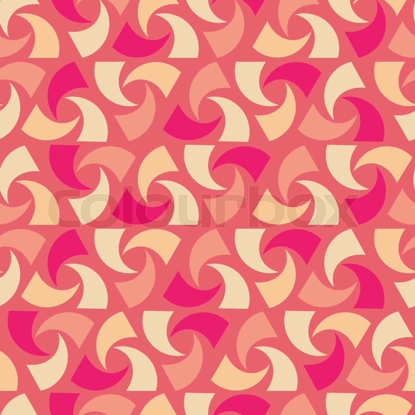 Seamless 3d Geometric Abstract Pattern Stock Vector Colourbox