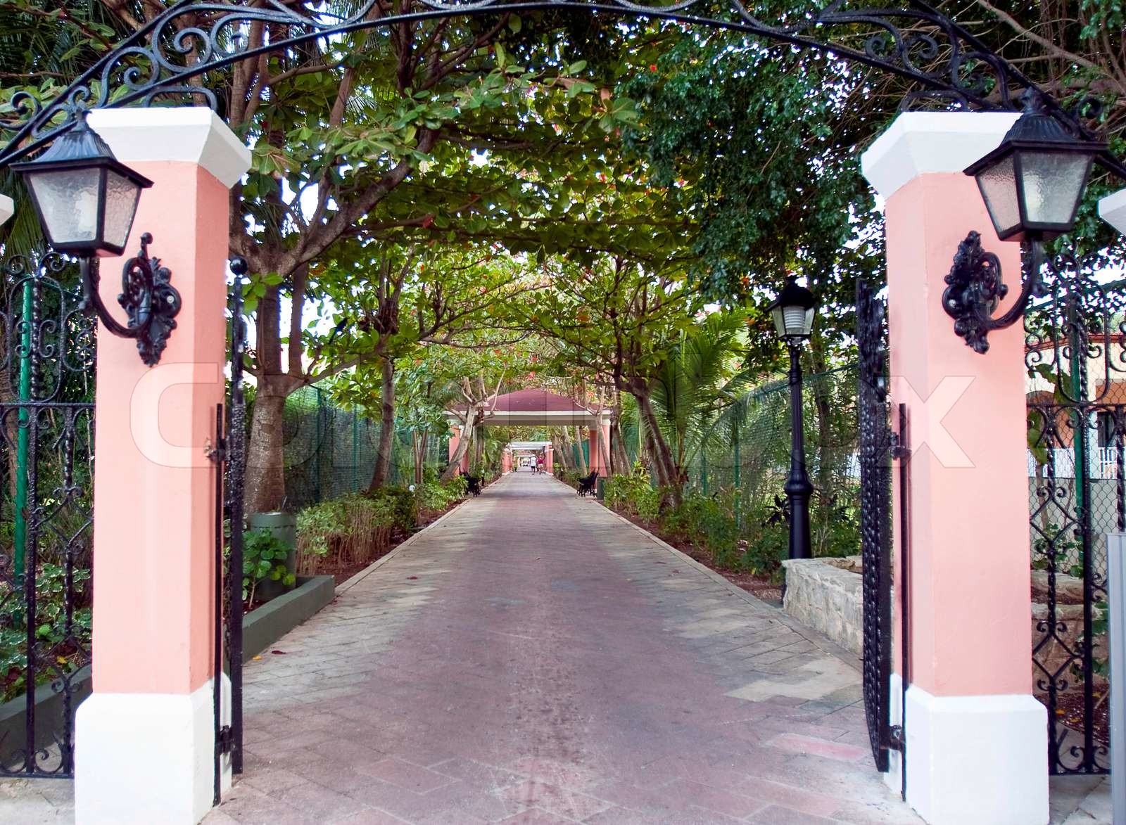 Auffahrt zum Resort | Stock Bild | Colourbox