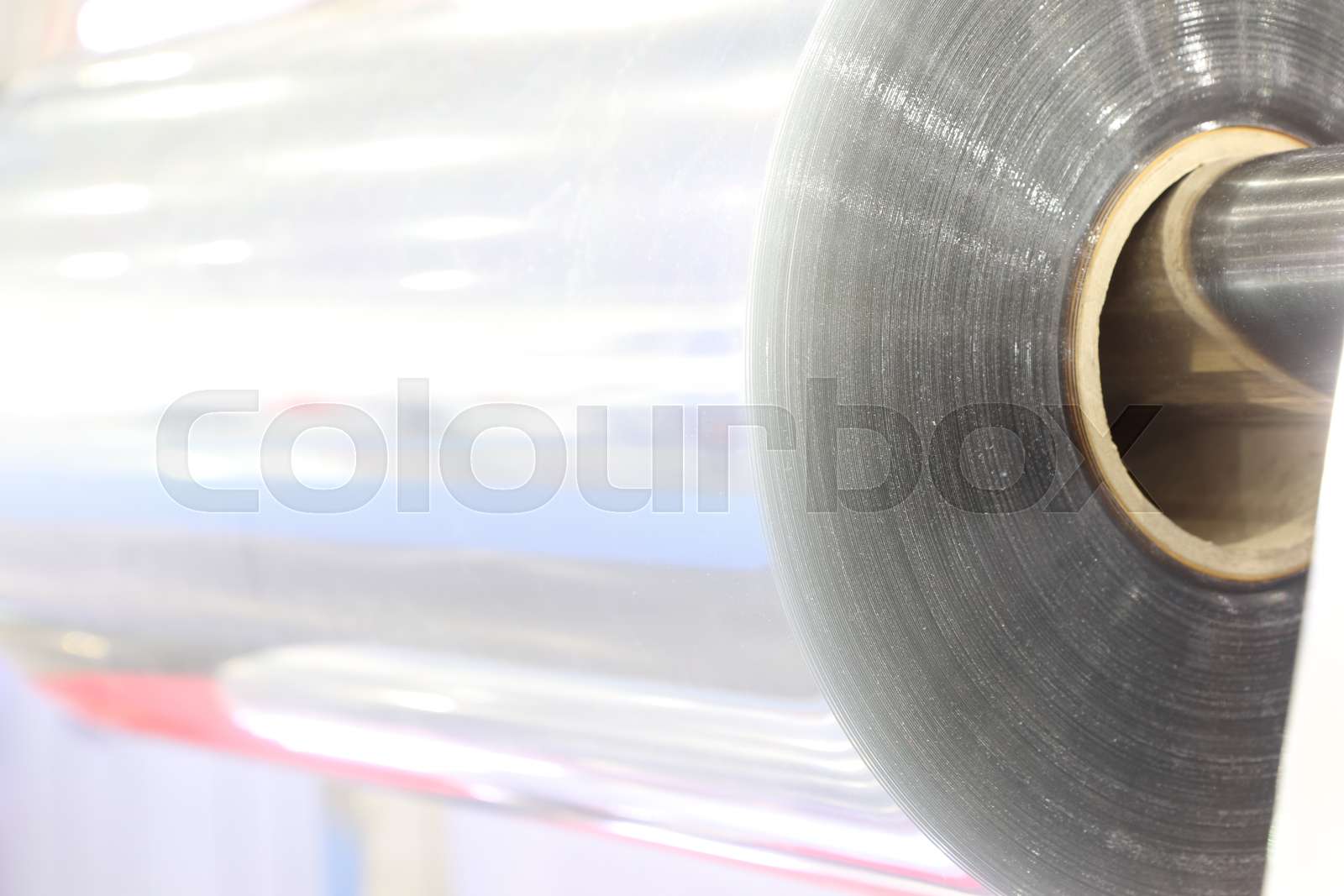 A roll of plastic sheet | Stock image | Colourbox