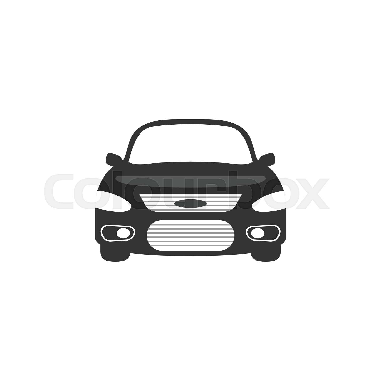 Car front side graphic design template vector | Stock vector | Colourbox