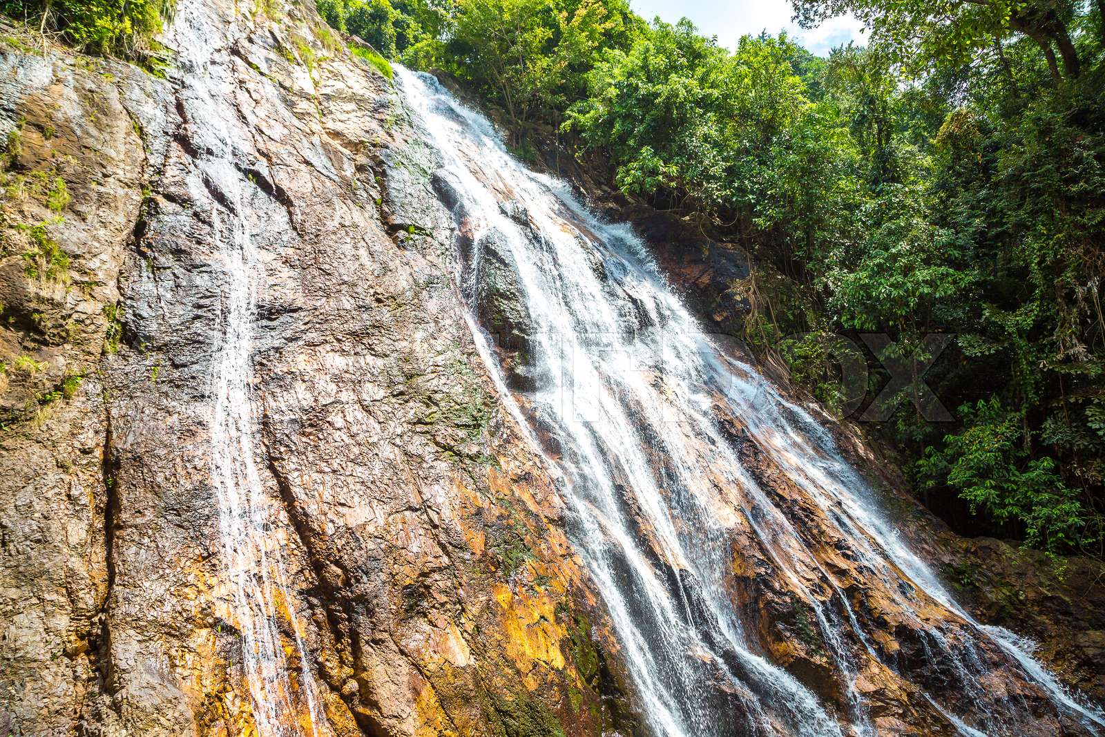 Namuang waterfall on Koh Samui | Stock image | Colourbox