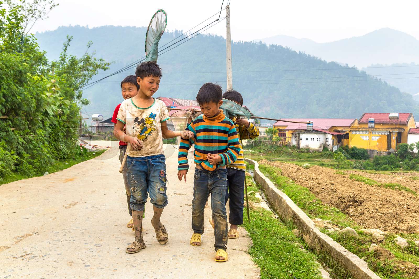 Children in Sapa, Vietnam | Stock image | Colourbox