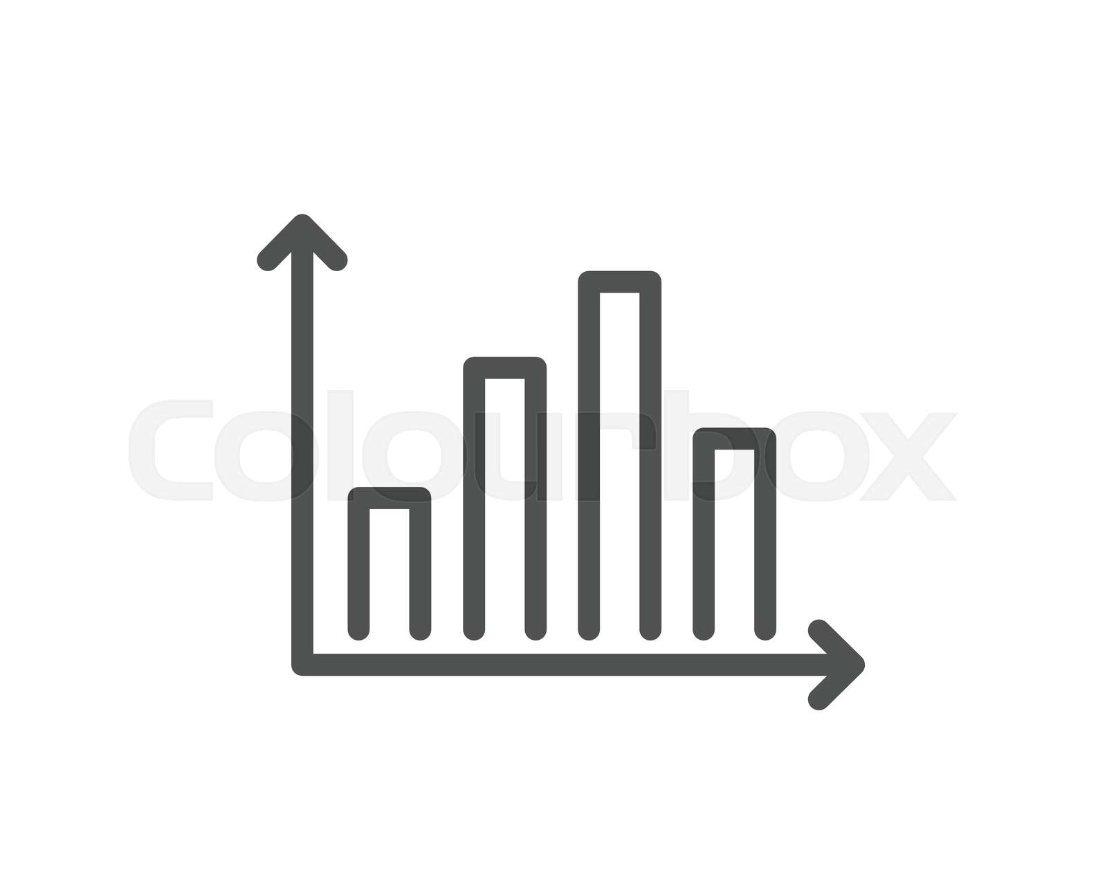 diagramm, linie, graphen | Stock-Vektor | Colourbox
