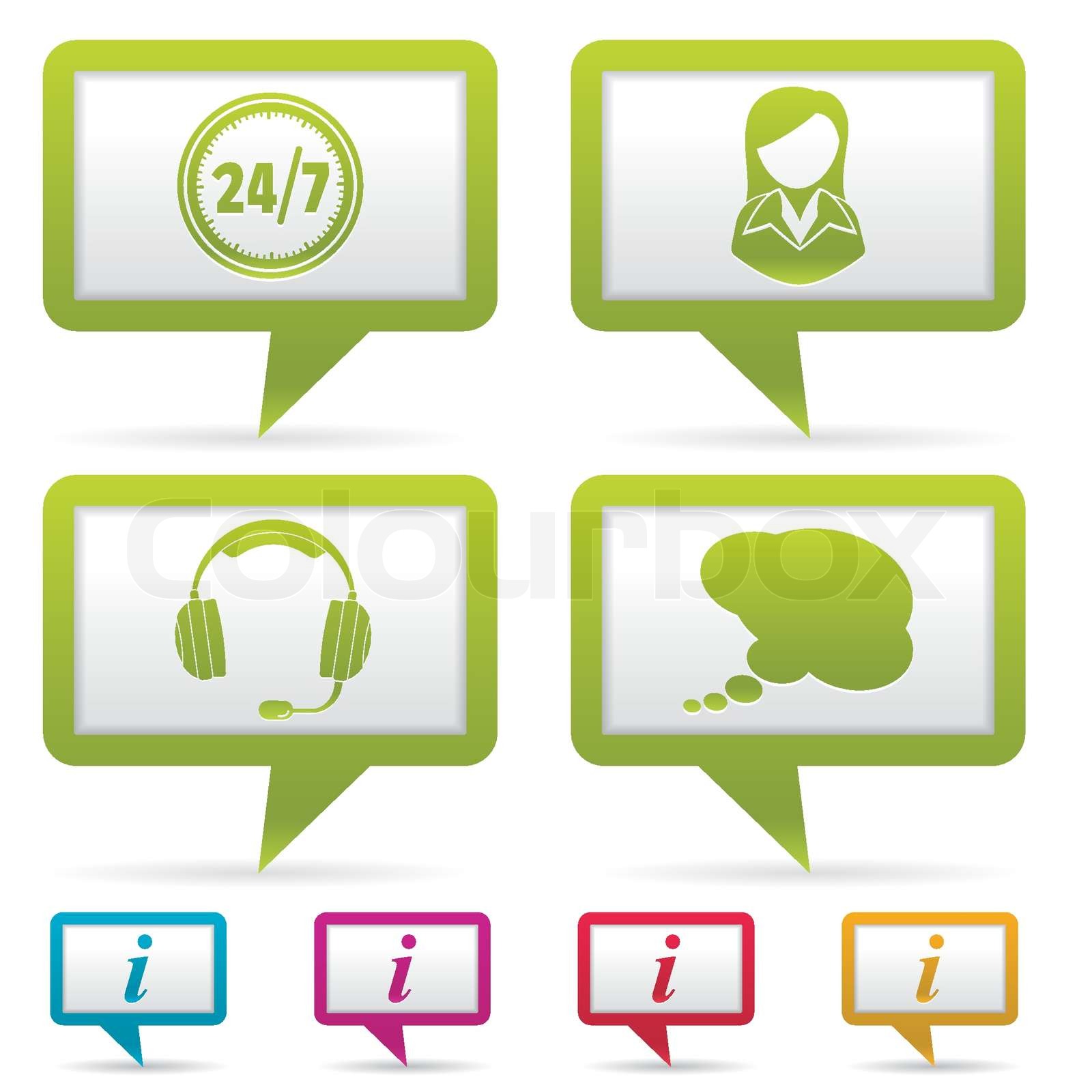 Sammeln Sie Business Icons | Stock-Vektor | Colourbox