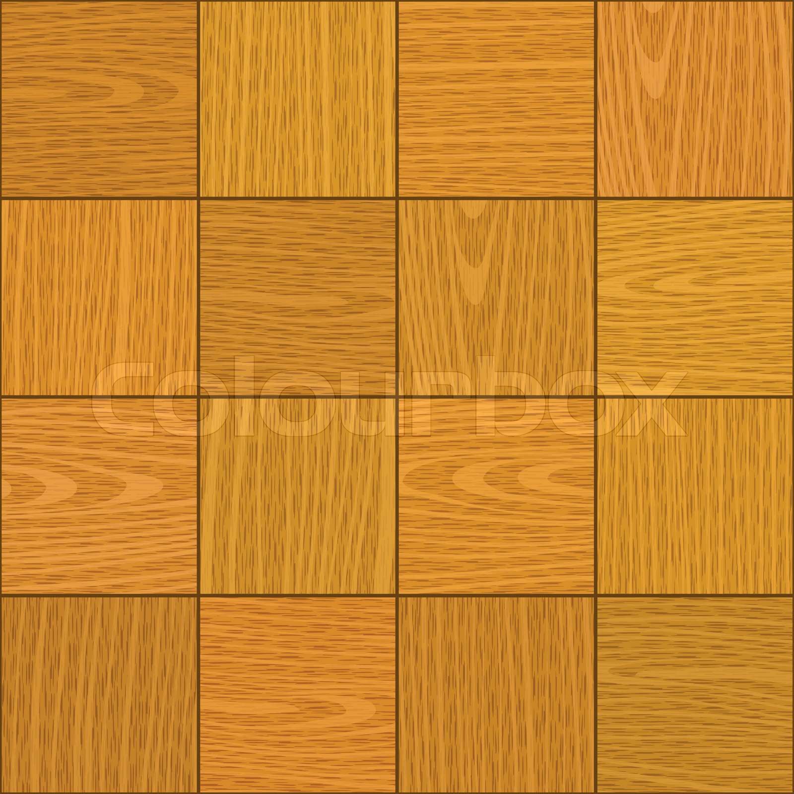 seamless light oak square parquet panel texture | Stock vector | Colourbox