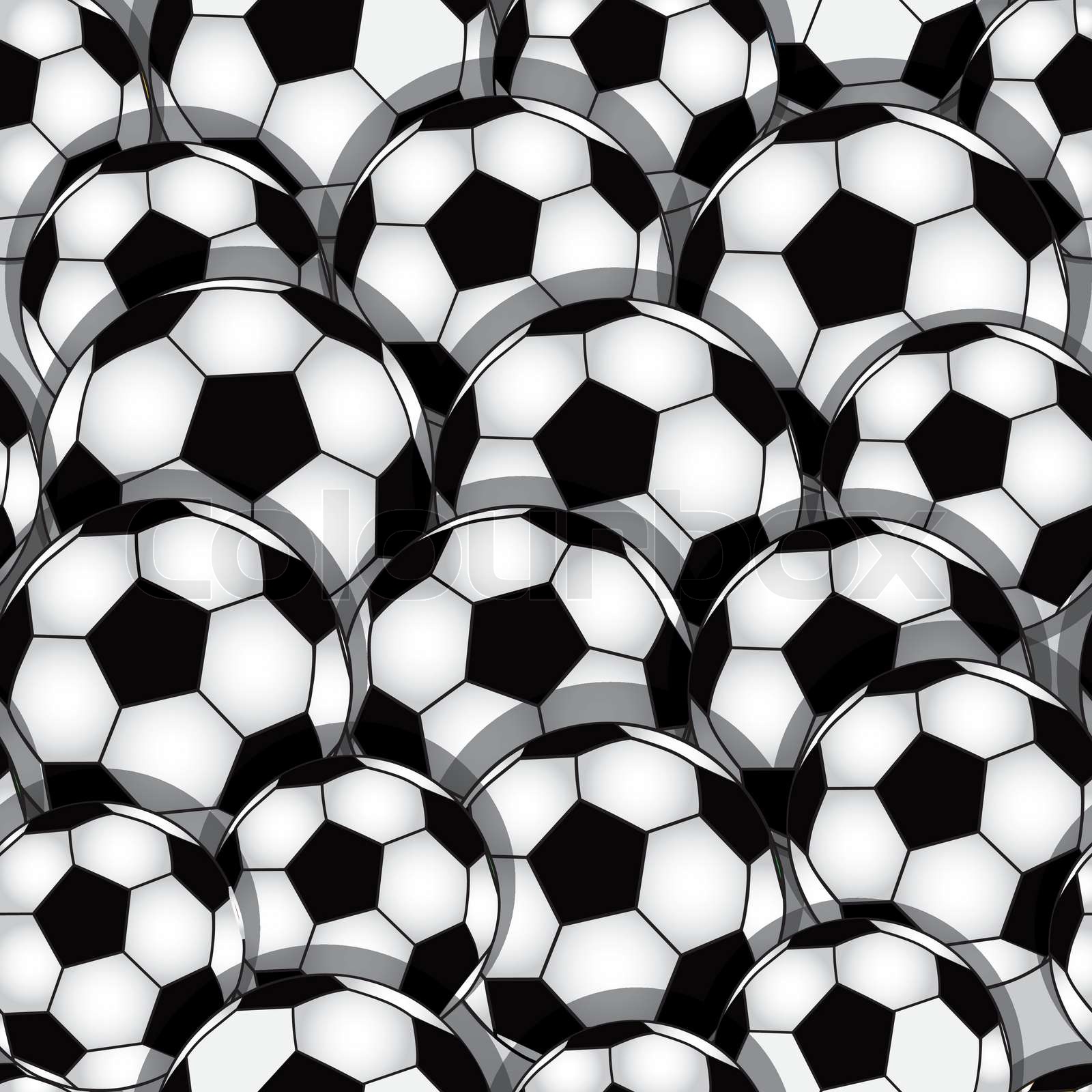 Soccer seamless texture | Stock vector | Colourbox