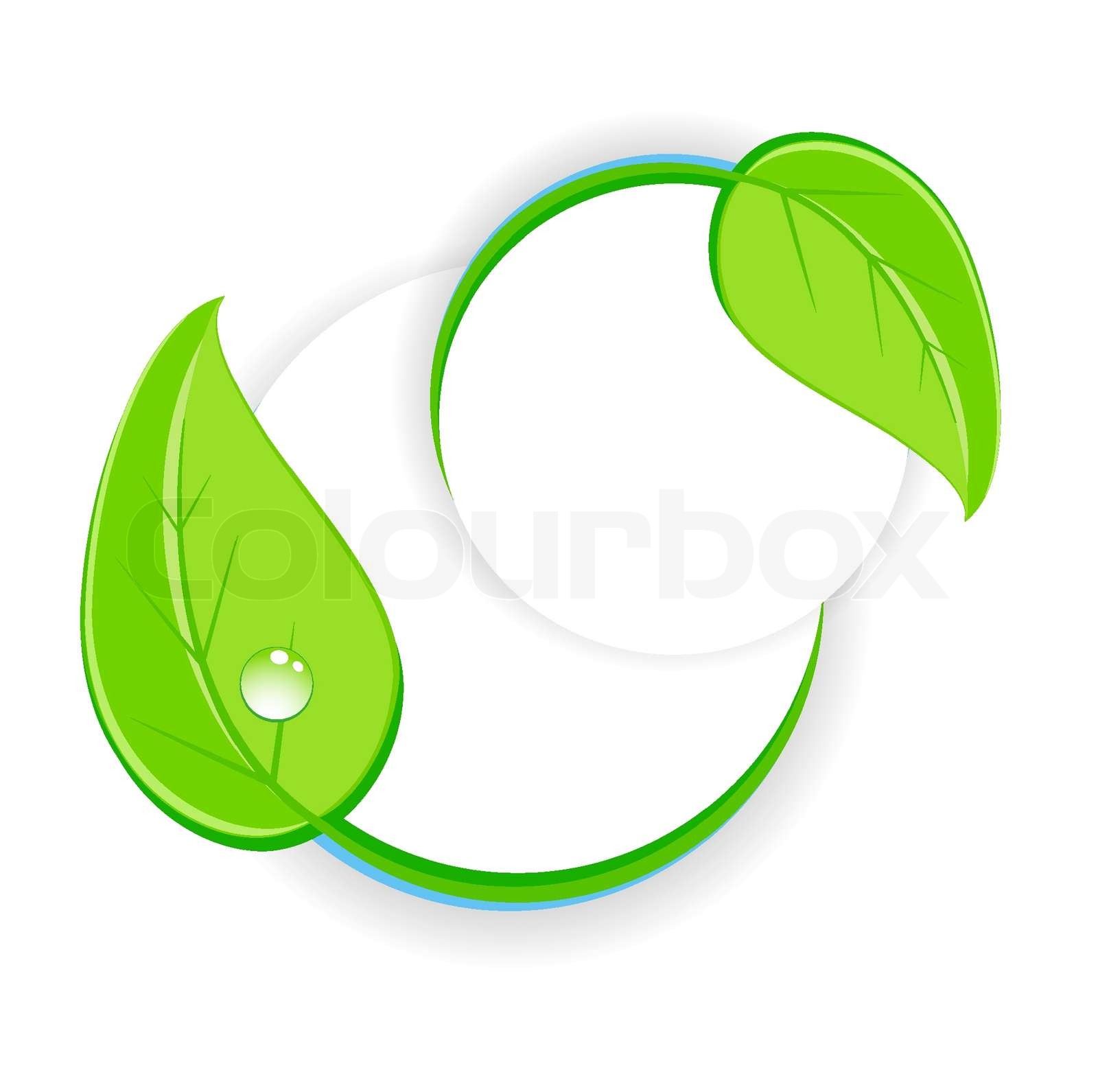 Green design symbol | Stock vector | Colourbox