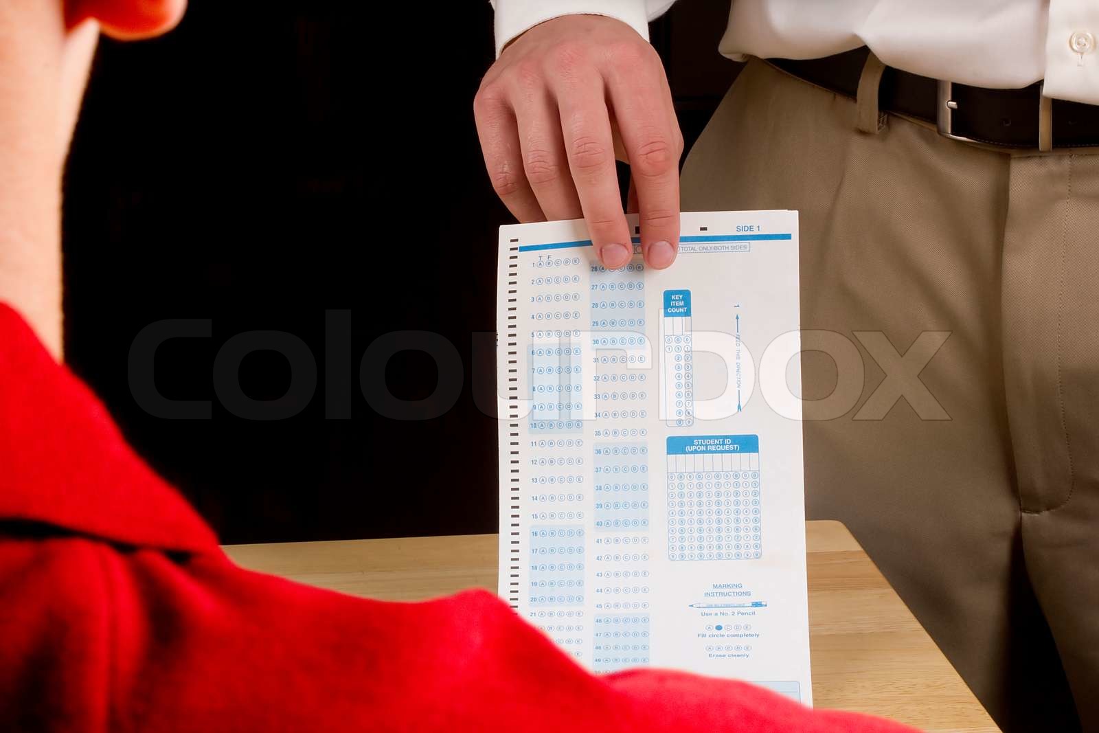 Taking a Test | Stock image | Colourbox